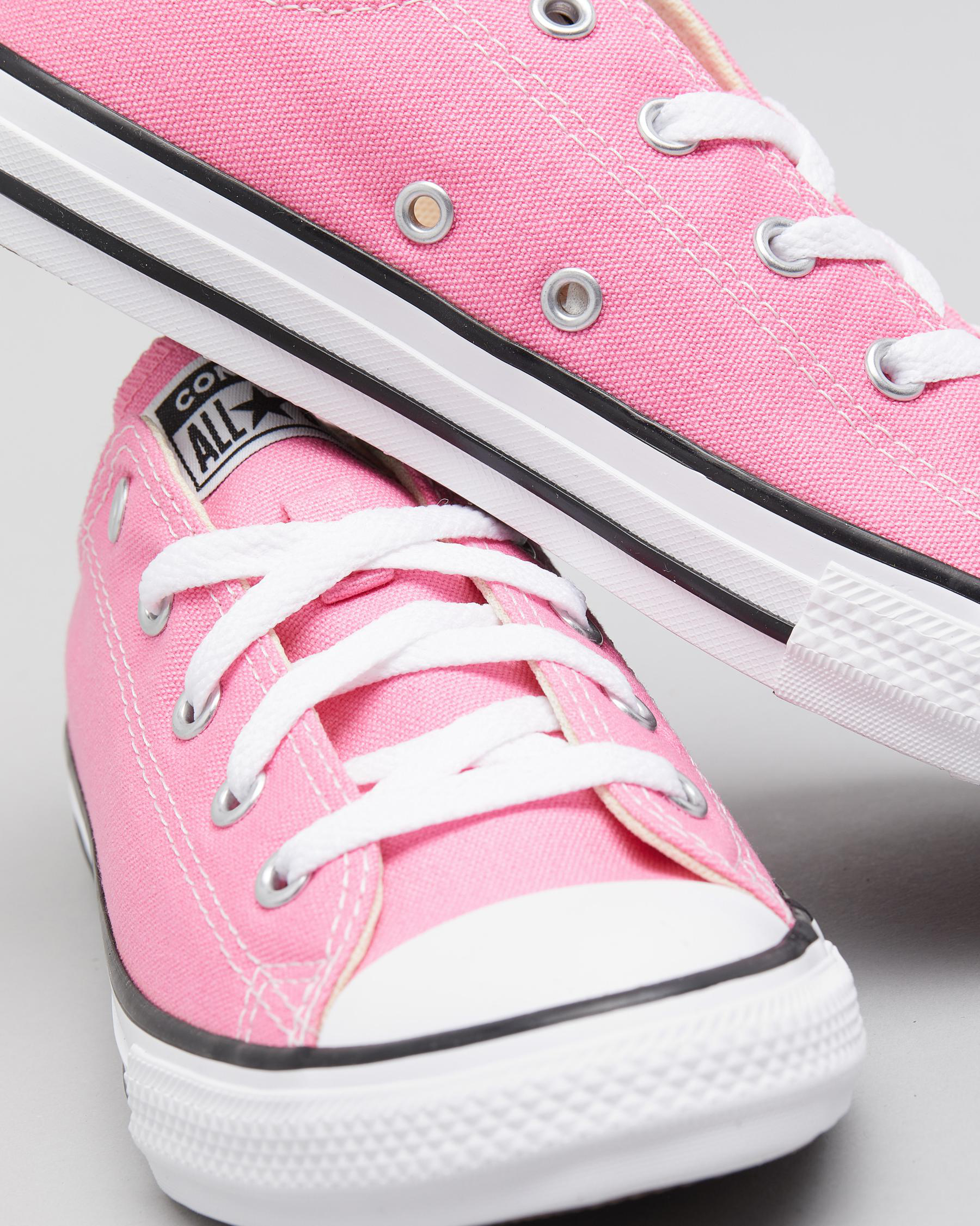 Shop Converse Girls' Chuck Taylor All Star Shoes In Pink - Fast ...