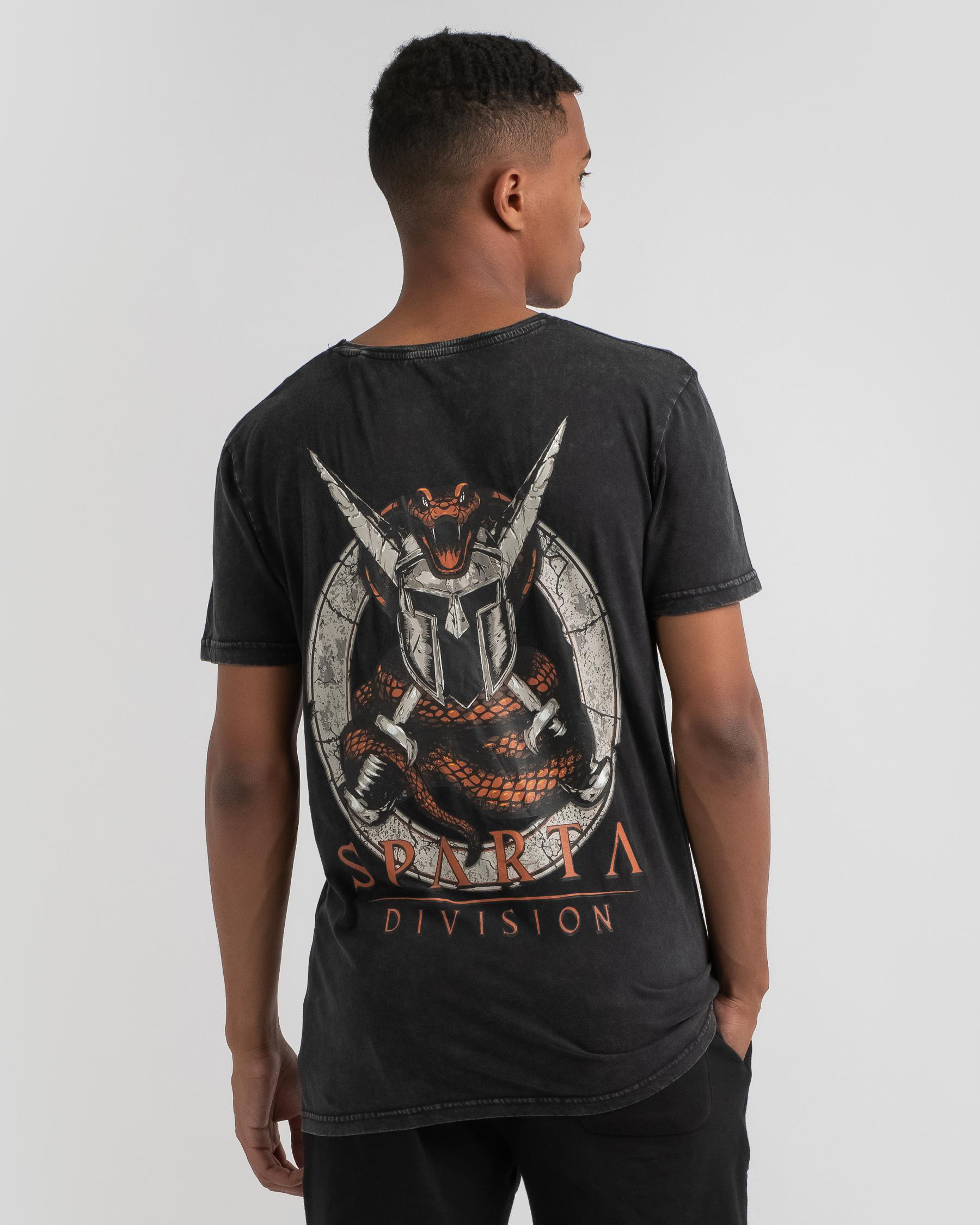Shop Sparta Serpent T-Shirt In Black Acid - Fast Shipping & Easy ...