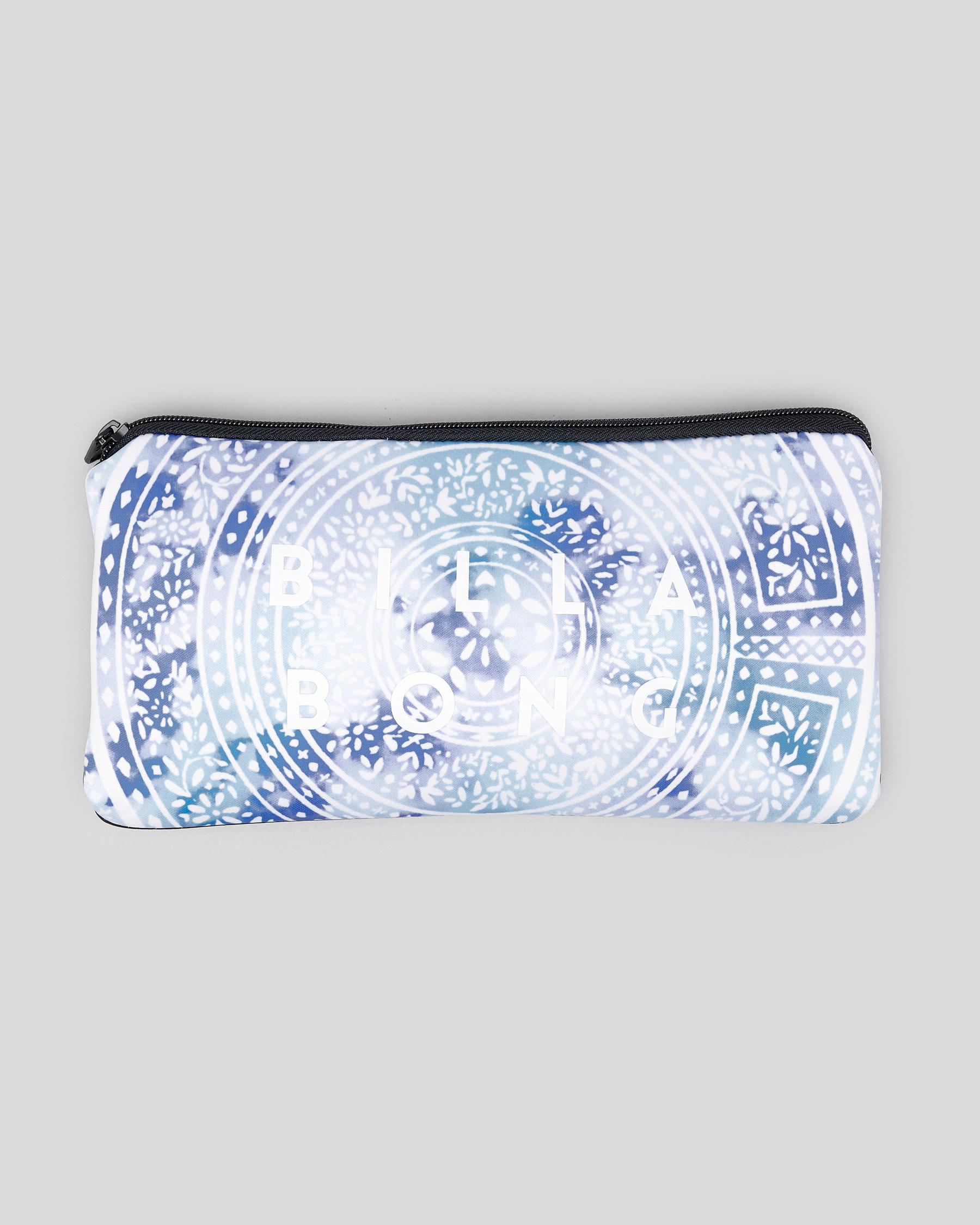 Shop Billabong Maze Pencil Case In Blue - Fast Shipping & Easy Returns ...
