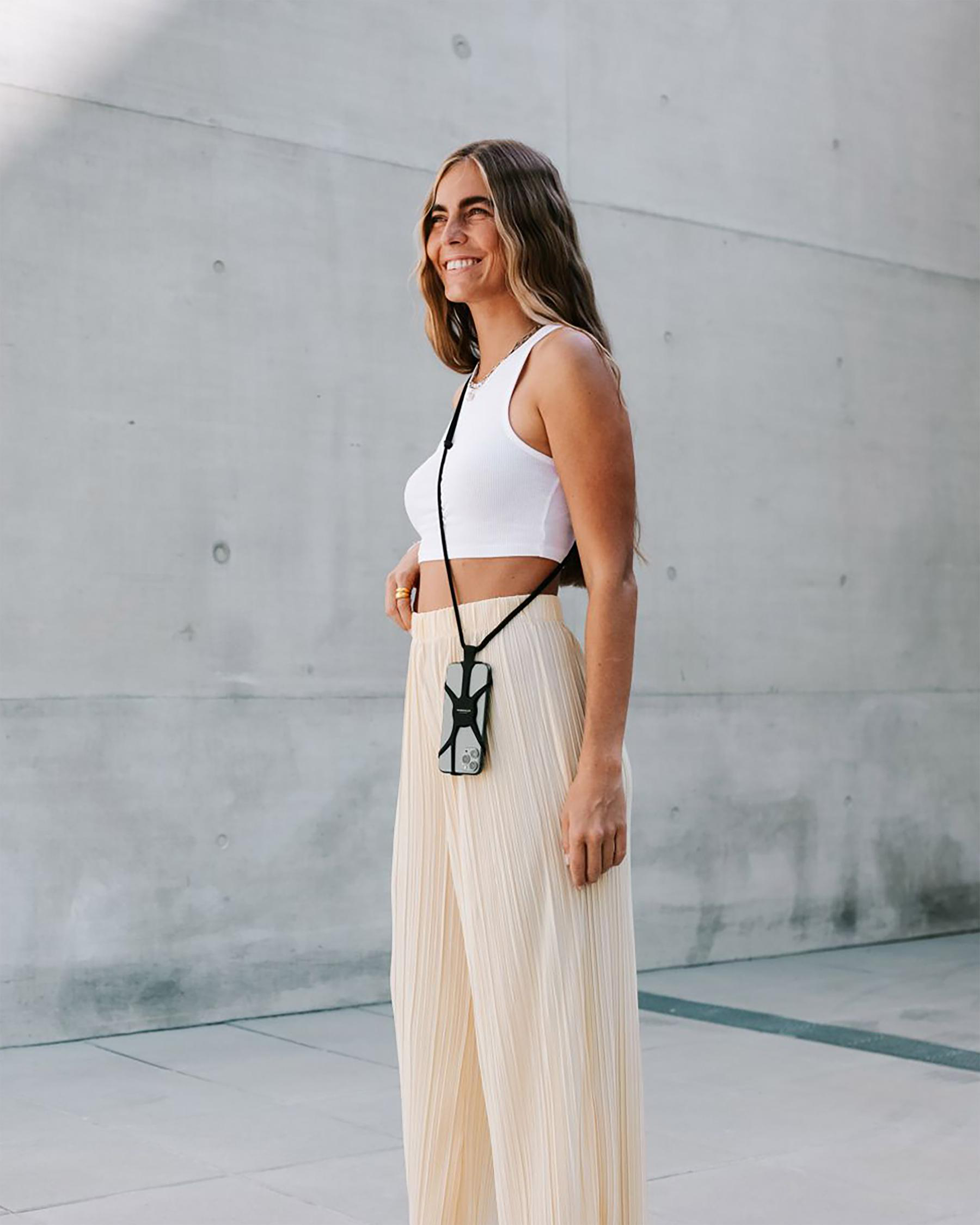 Vonmahlen Infinity Phone Strap In Black - Fast Shipping & Easy Returns ...