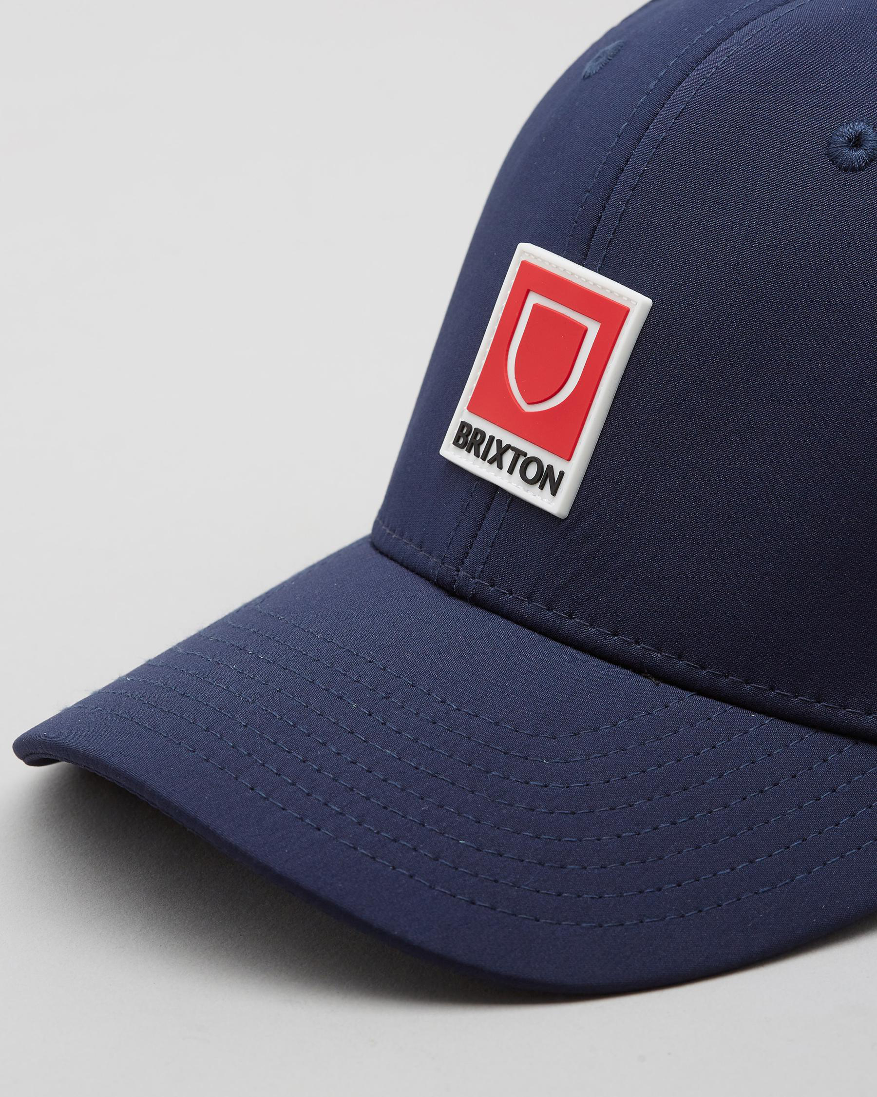Shop Brixton Beta X Stretch Fit Cap In Navy - Fast Shipping & Easy ...