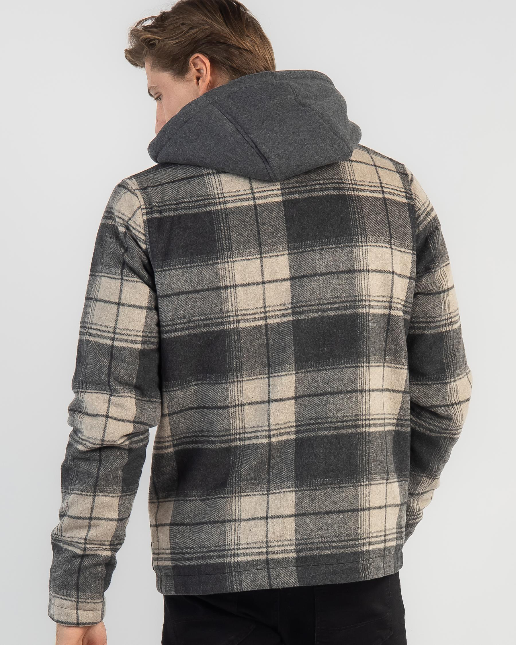 Shop Skylark Highlander Hooded Jacket In Grey - Fast Shipping & Easy ...