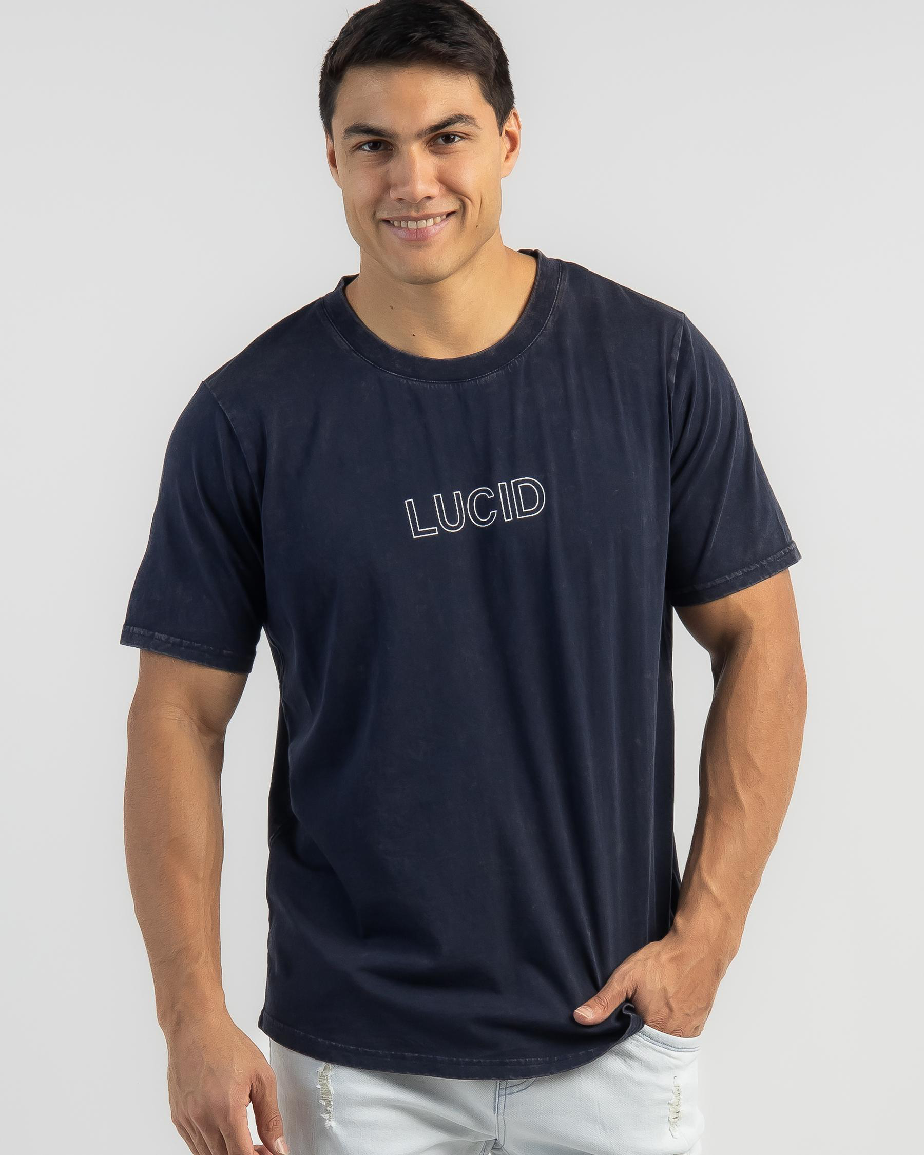 Shop Lucid Revelations T-Shirt In Navy Acid - Fast Shipping & Easy ...