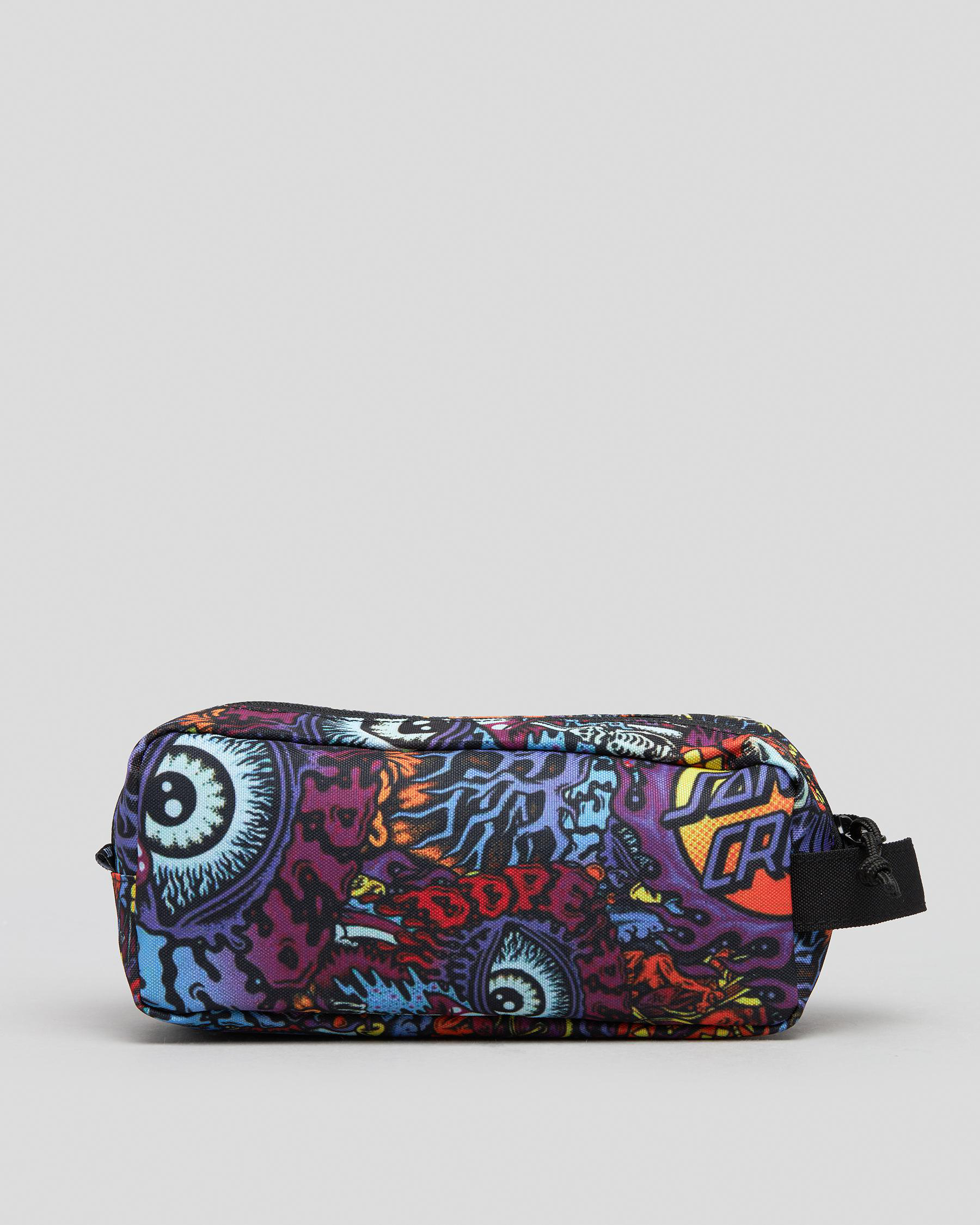 Shop Santa Cruz Winkowski Dope Planet Pencil Case In Purple - Fast ...