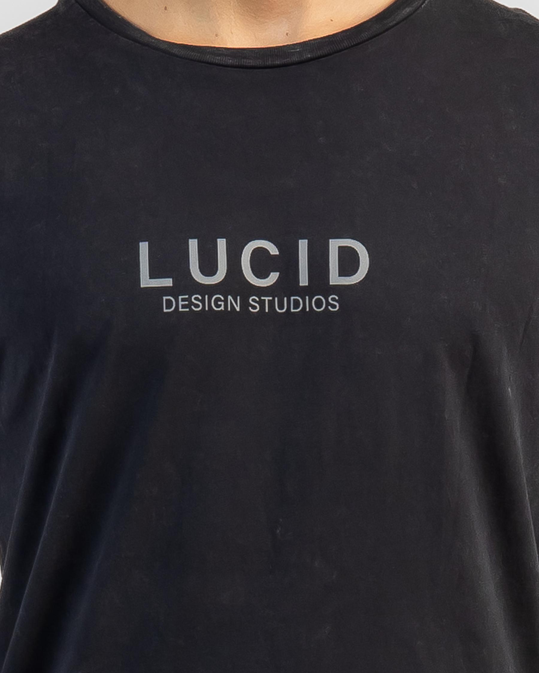 Shop Lucid Merged T-Shirt In Black Acid - Fast Shipping & Easy Returns ...