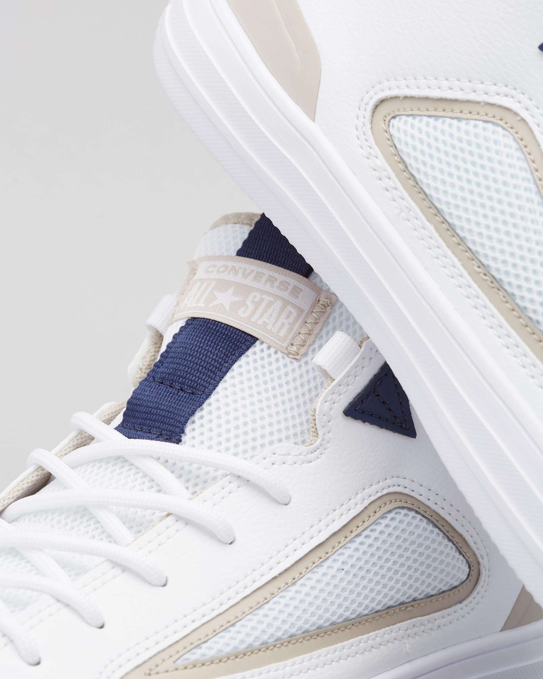 Shop Converse Ultra Surface Fusion Shoes In White/string/midnight Navy ...
