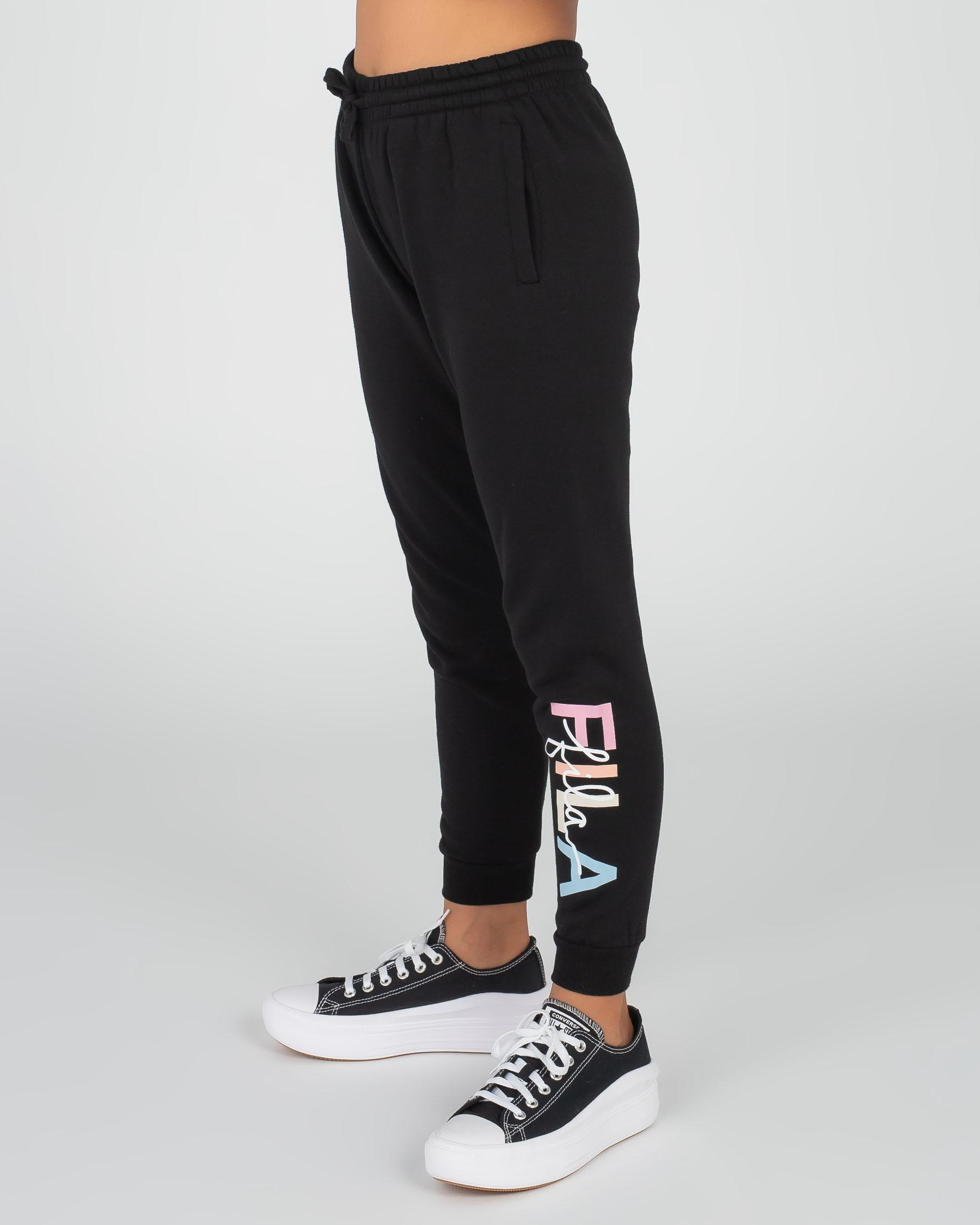 Shop Fila Girls' Candy Track Pants In Black - Fast Shipping & Easy ...