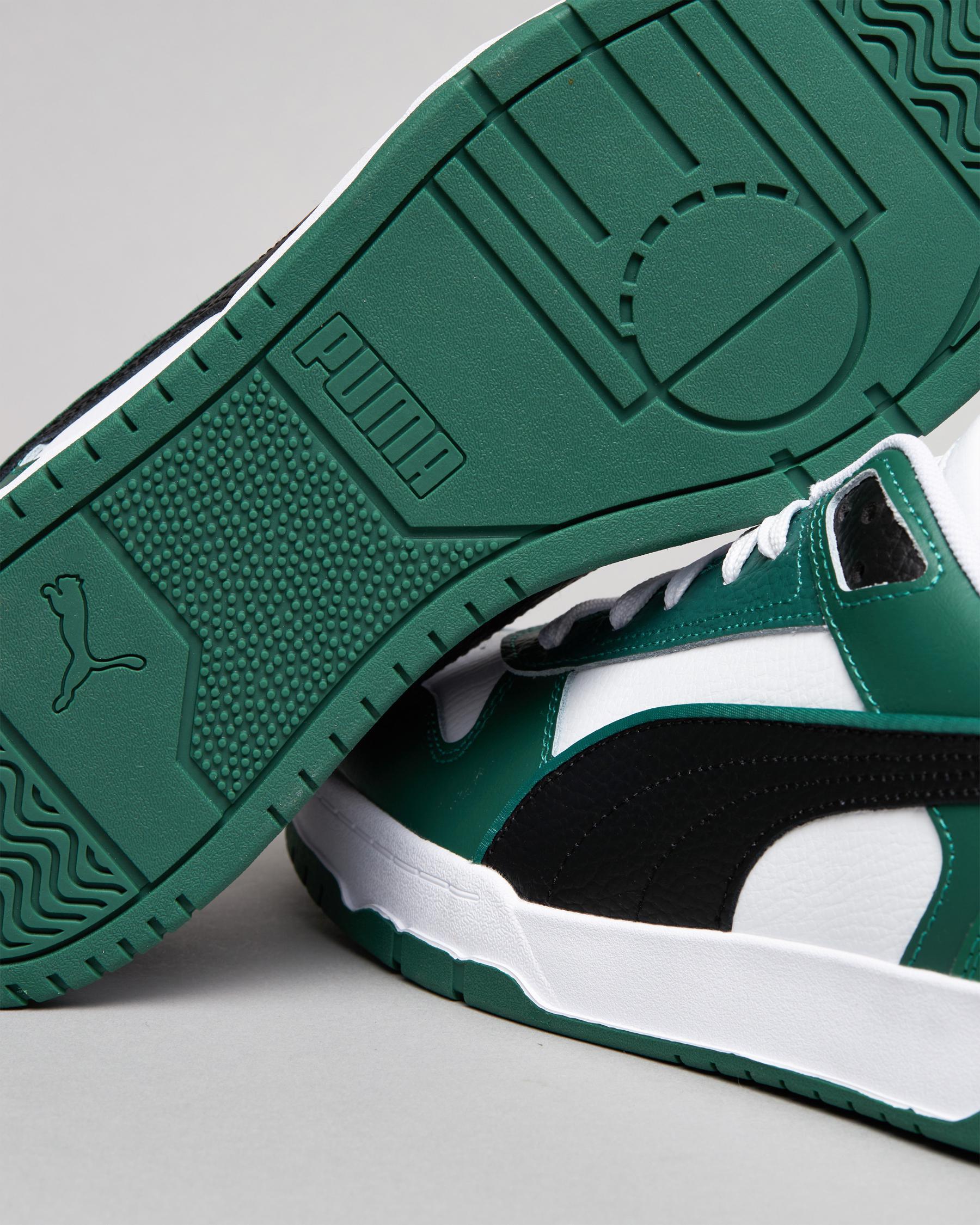 Shop Puma RBD Game Low Shoes In Puma White-puma Black-vine-puma Gold ...