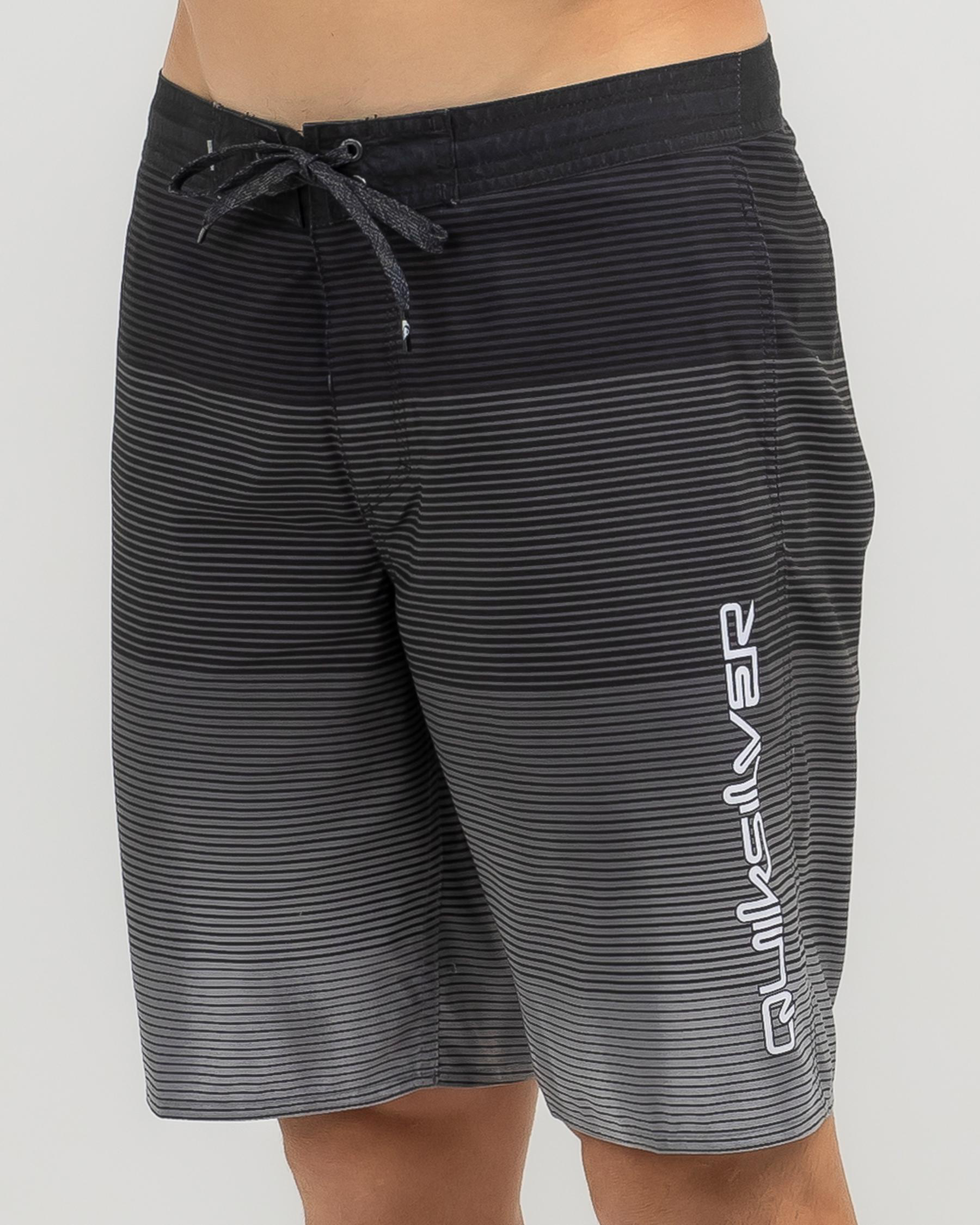 Shop Quiksilver Pointbreak 20" Beach Shorts In Black - Fast Shipping ...
