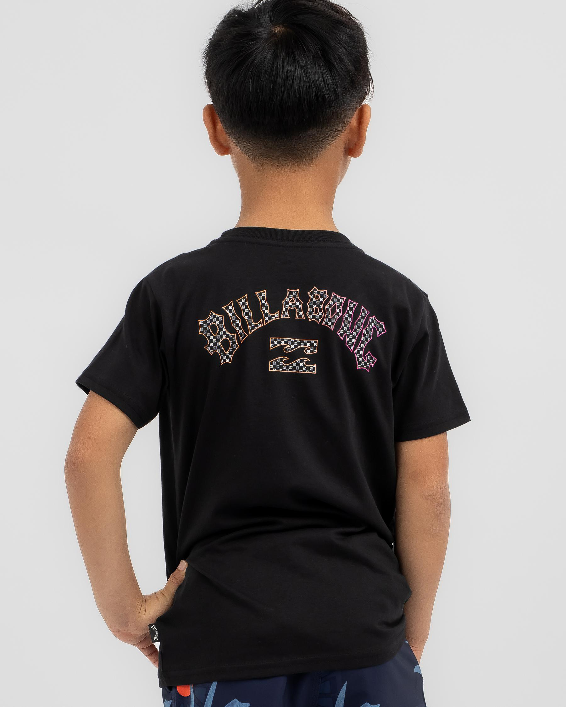 Shop Billabong Toddlers' Arch Fill T-Shirt In Black - Fast Shipping ...