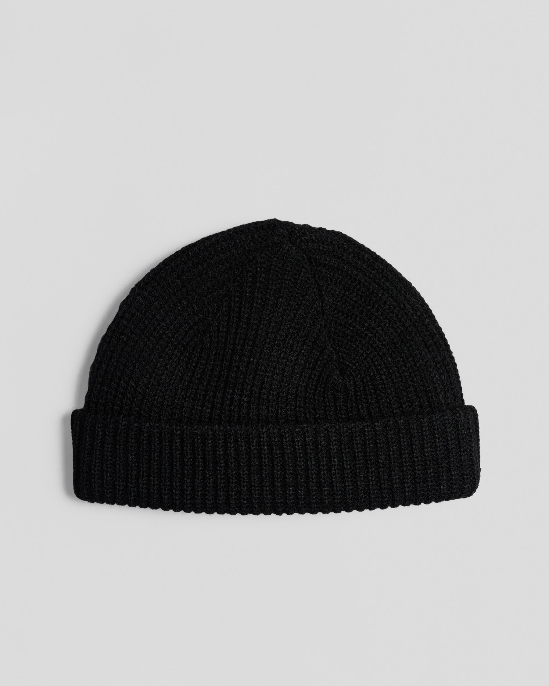 Shop S-Double Red Cube Low Beanie In Black - Fast Shipping & Easy ...