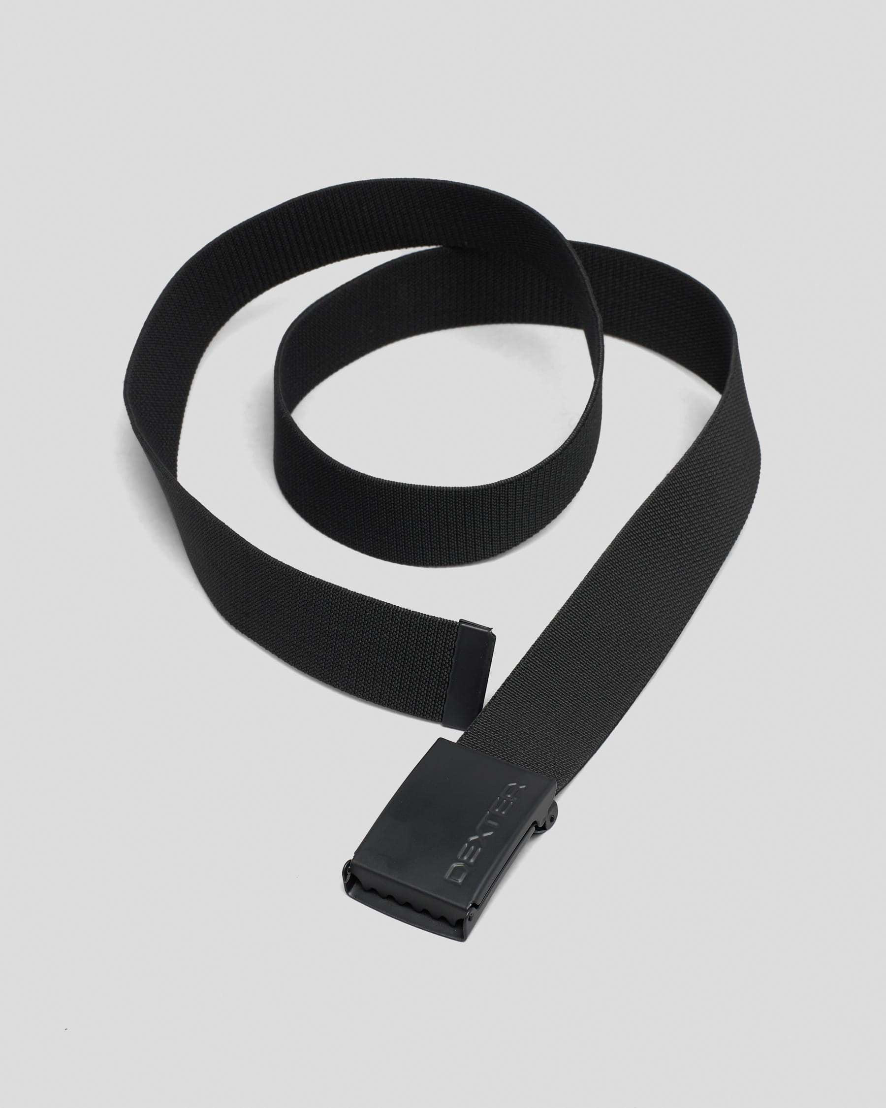 Shop Dexter Stretch Web Belt In Black - Fast Shipping & Easy Returns ...