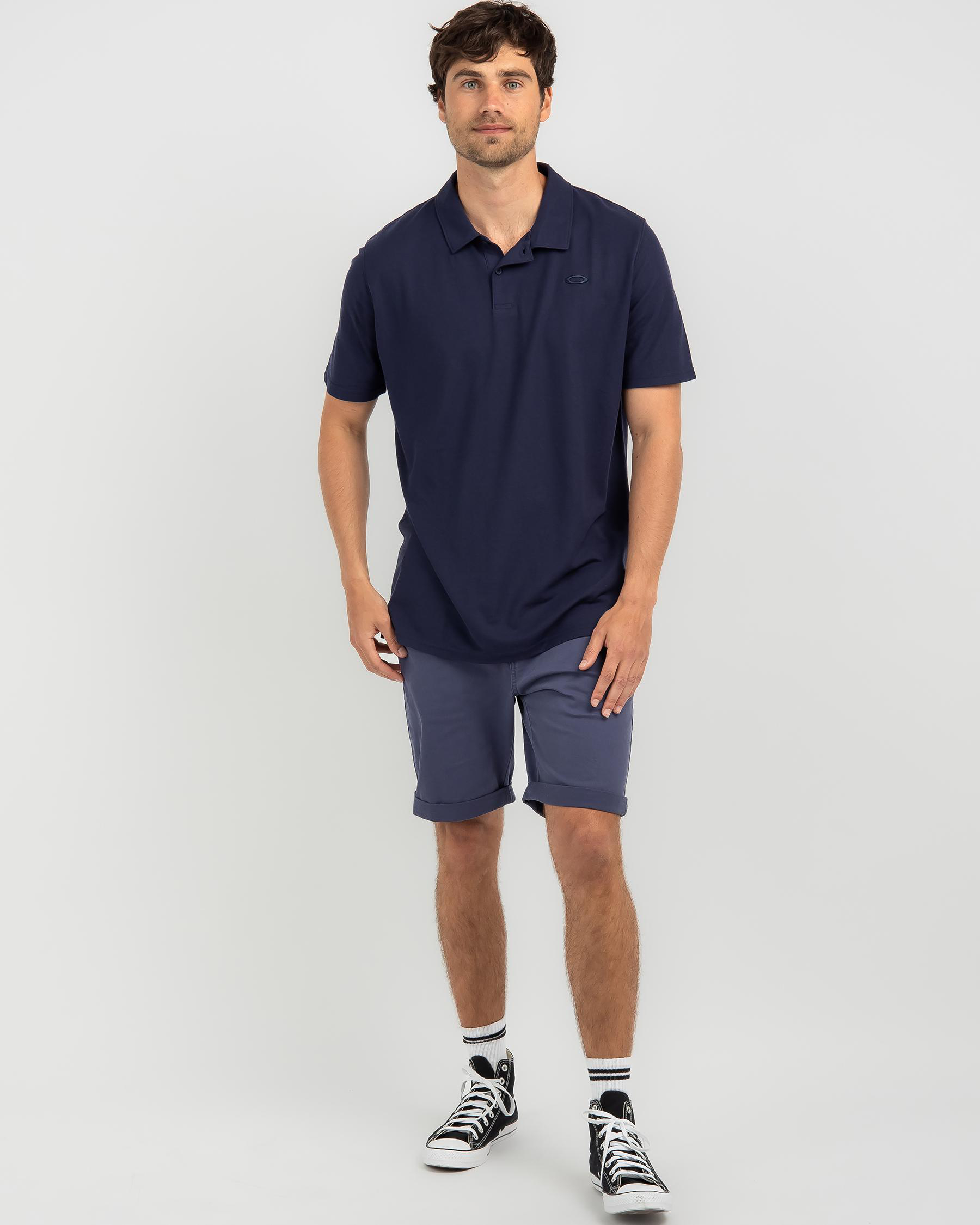 Shop Oakley Relax Urban Polo Shirt In Fathom - Fast Shipping & Easy ...