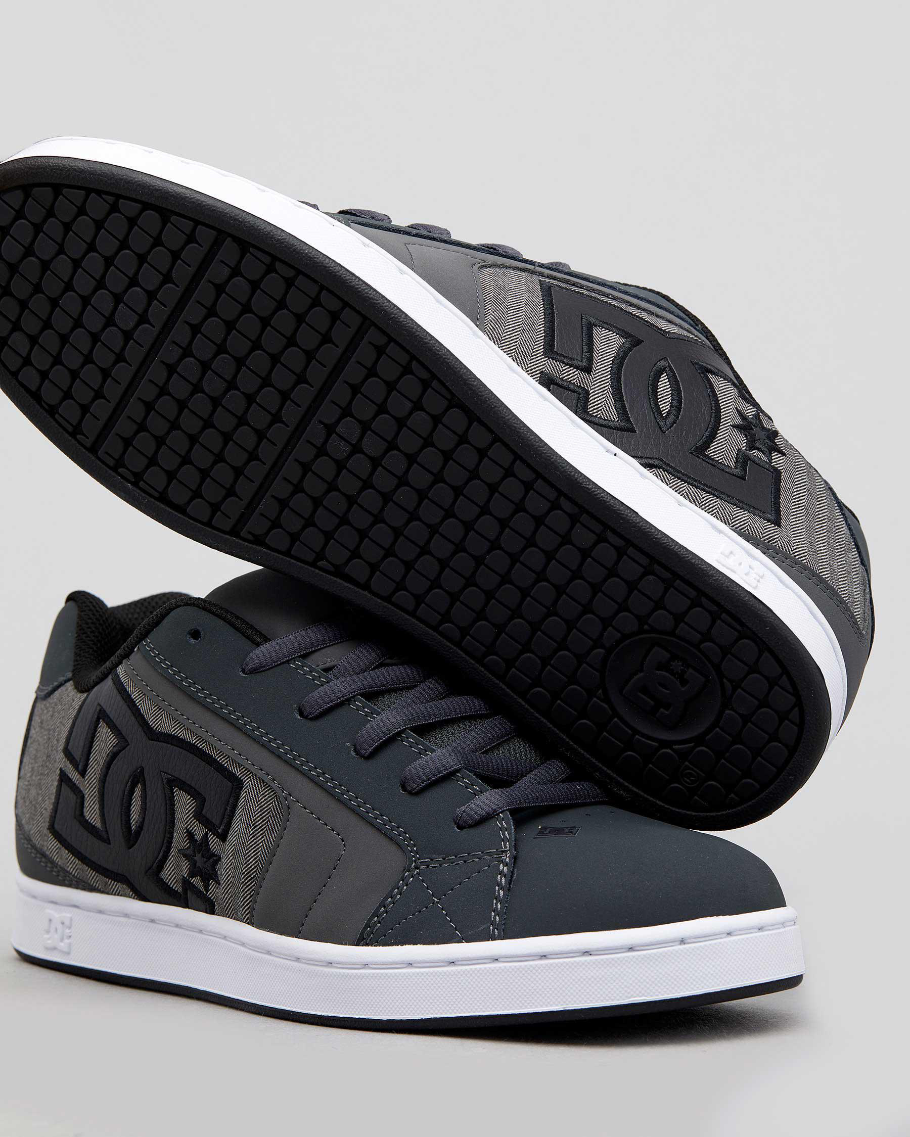 Shop DC Shoes Net SE Shoes In Grey/black/grey - Fast Shipping & Easy ...