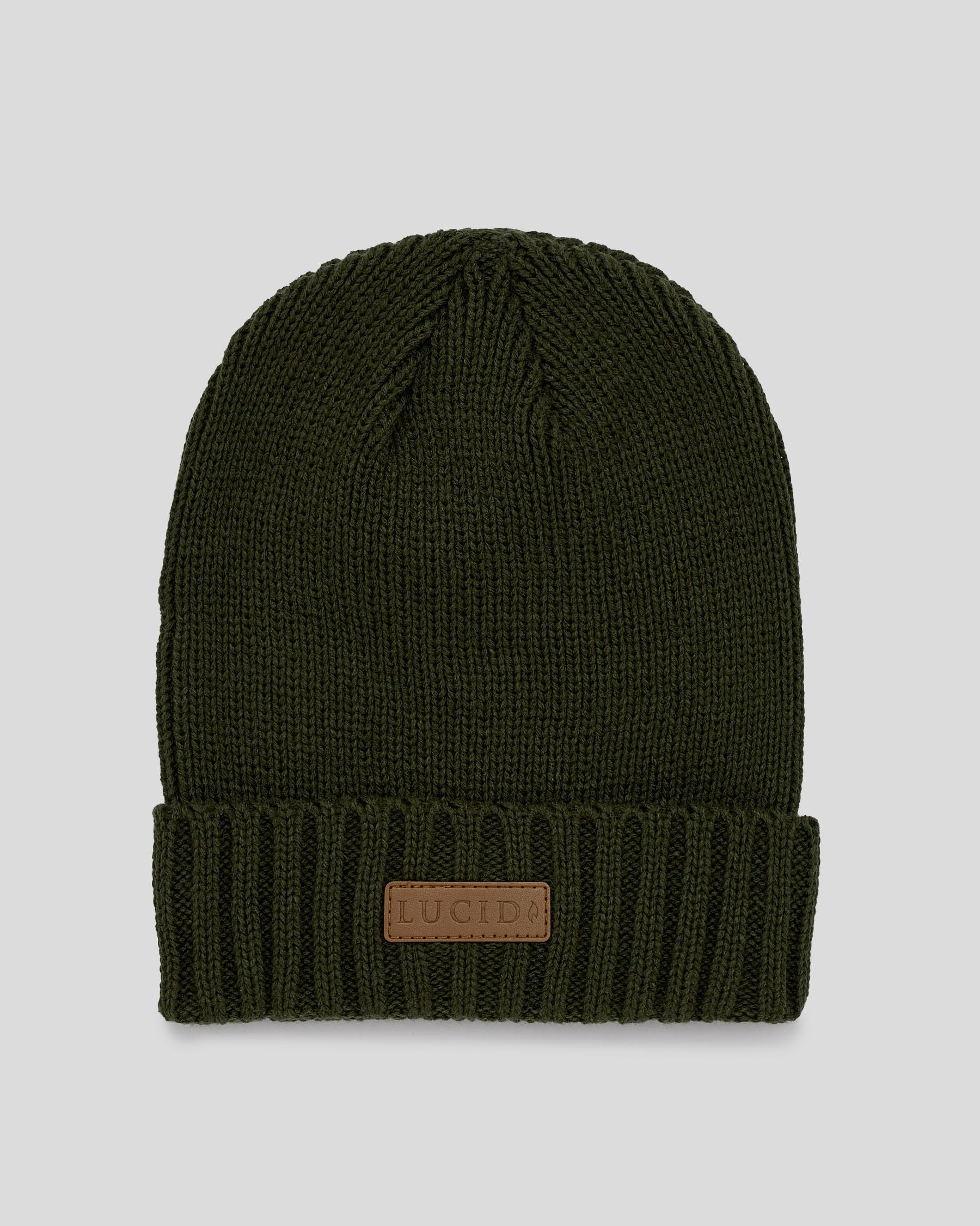 Shop Lucid Cue Cuffed Beanie In Olive - Fast Shipping & Easy Returns ...