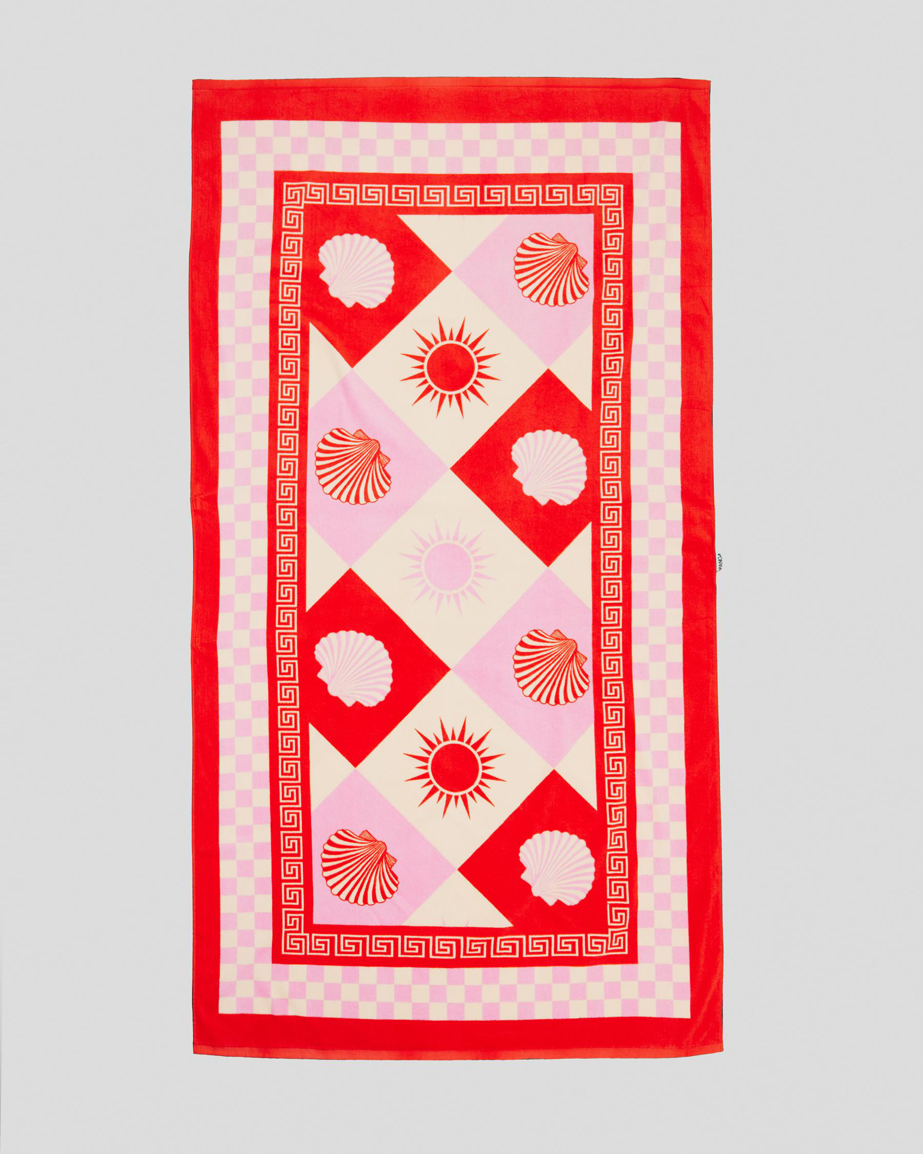 Shop Topanga Soleil Rectangle Towel In Pink - Fast Shipping & Easy ...