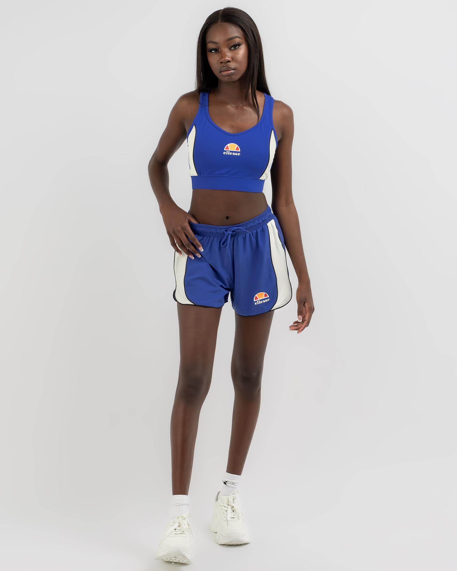 Shop Ellesse Moona Sports Bra In Blue - Fast Shipping & Easy Returns ...