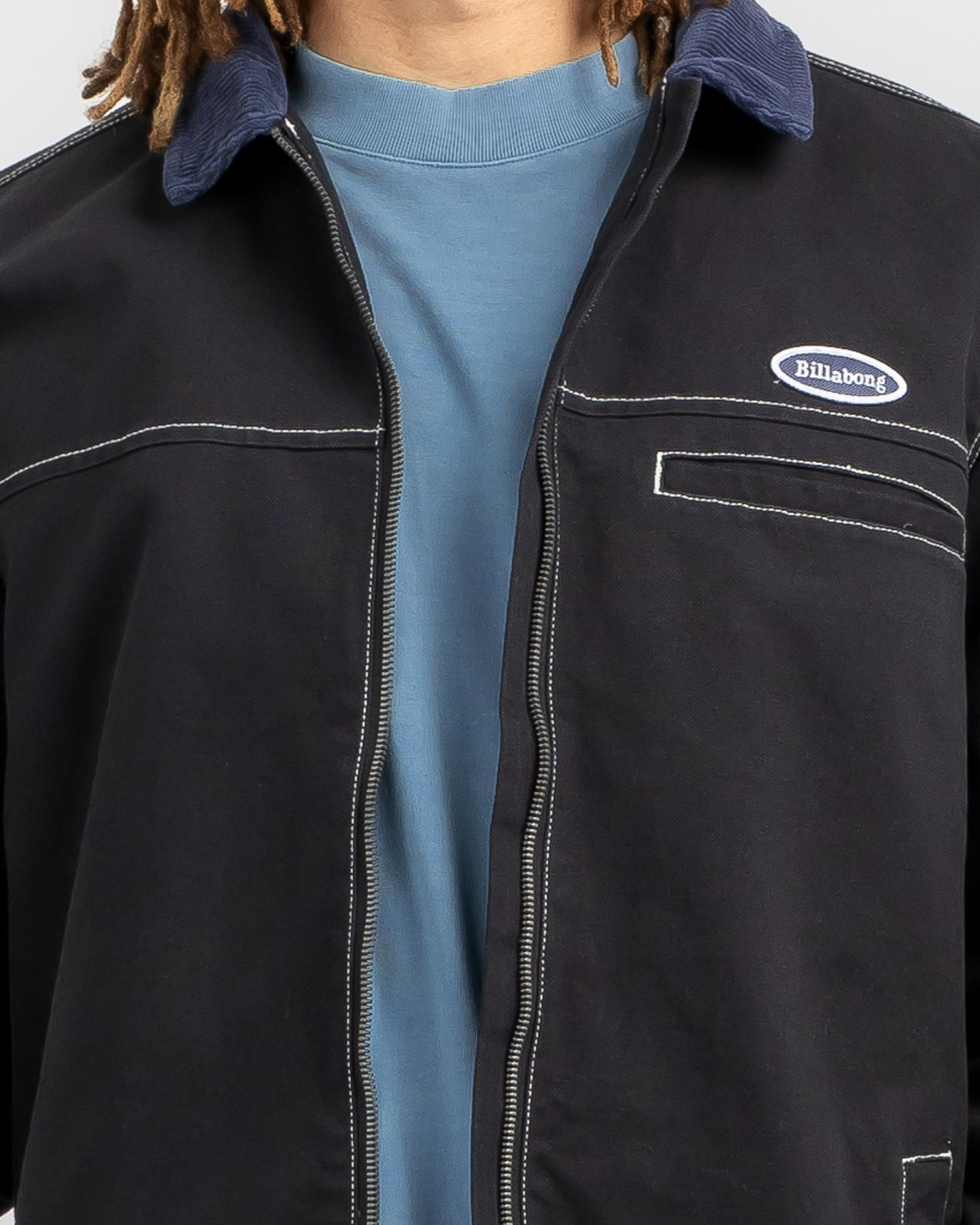 Shop Billabong Jimmy Jacket In Black - Fast Shipping & Easy Returns ...