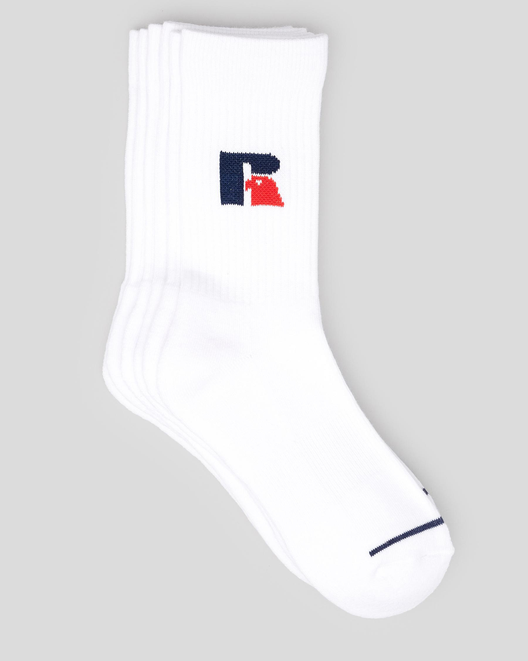 Shop Russell Athletic Boys' Russell Athletic Classic Socks 3 Pack In ...