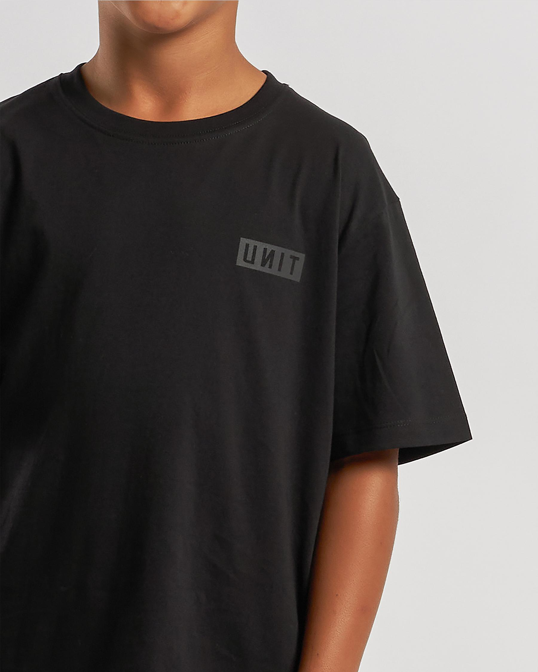 Shop Unit Boys' Command T-Shirt In Black - Fast Shipping & Easy Returns ...