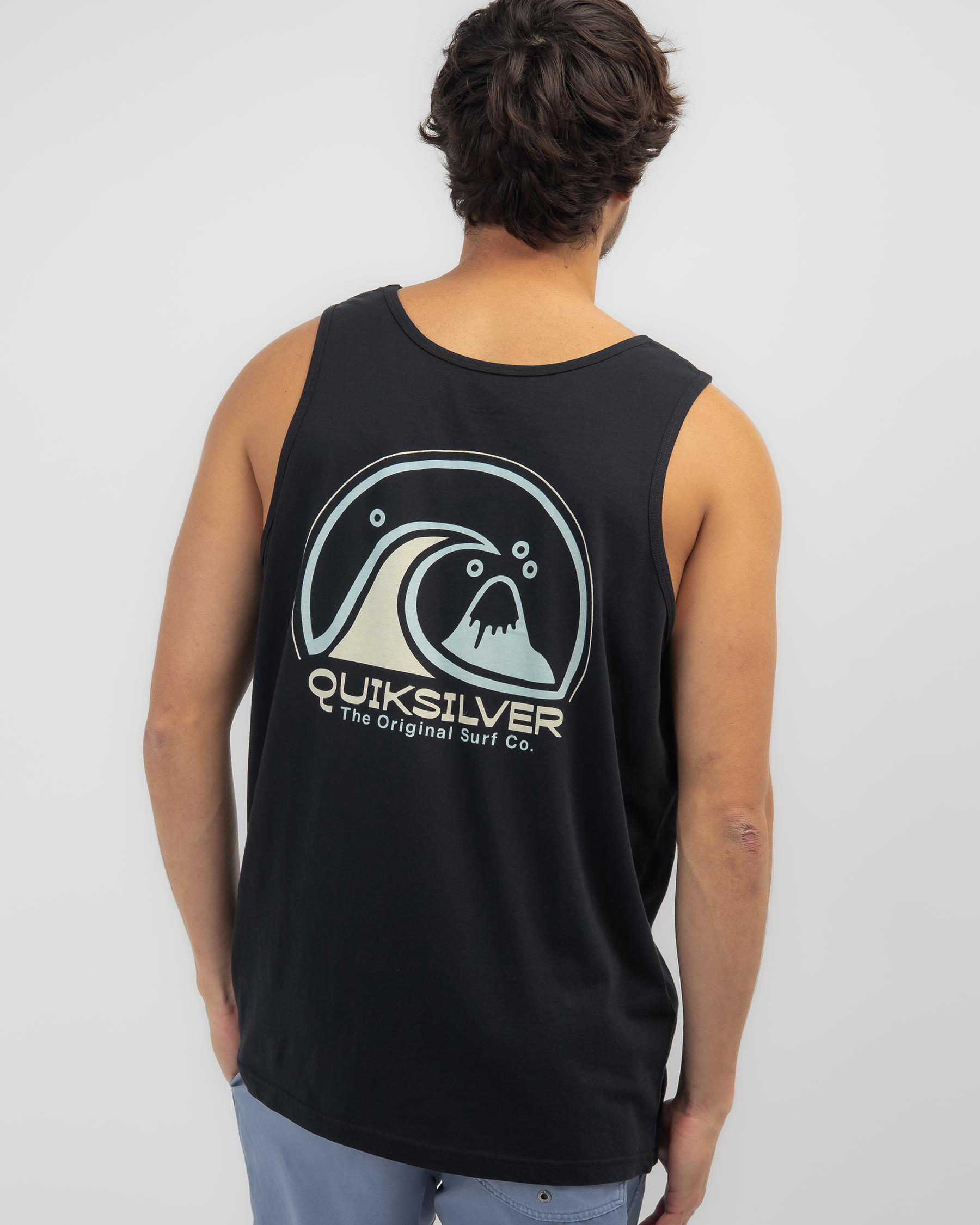 Quiksilver Clean Circle Tank In Black - Fast Shipping & Easy Returns ...