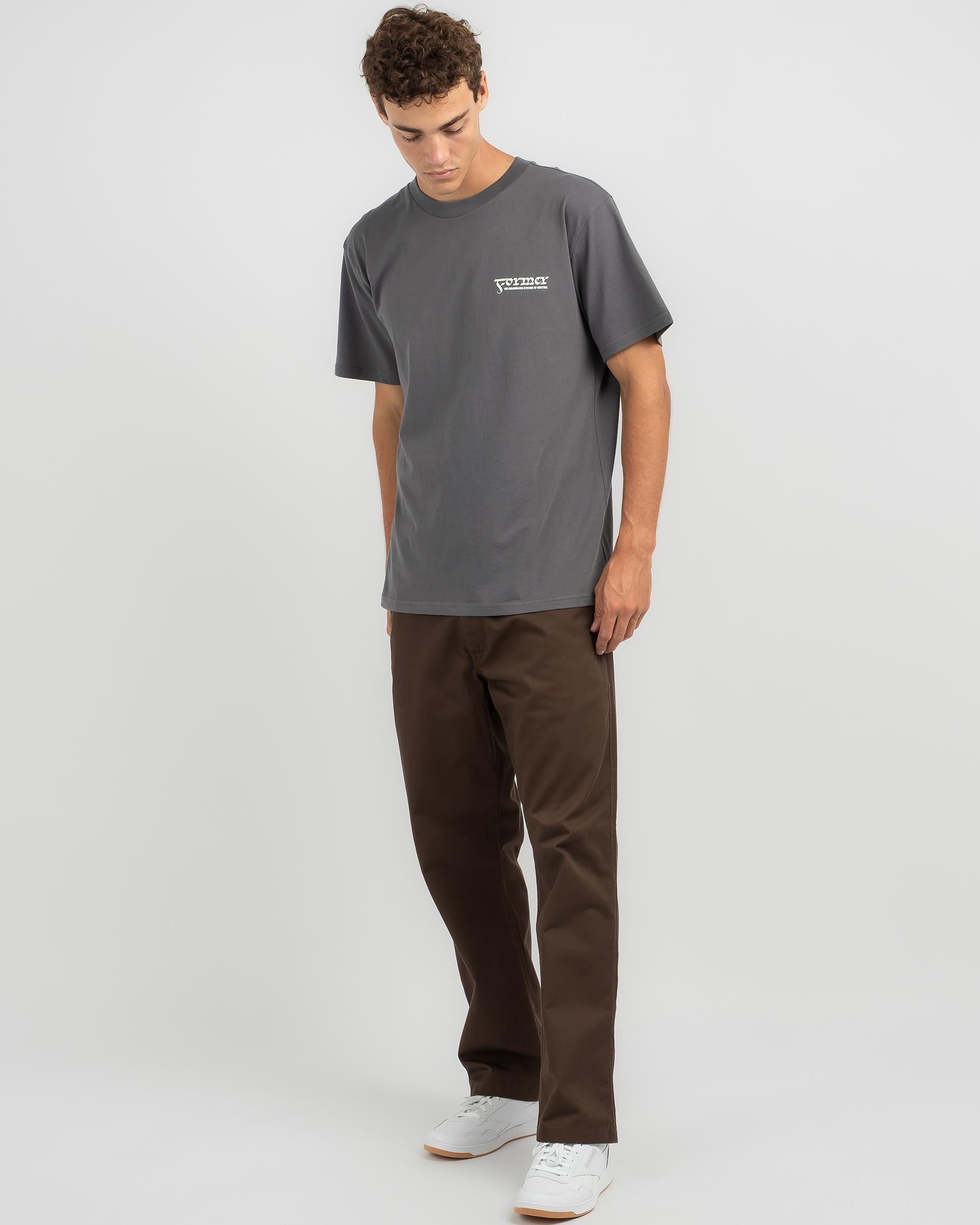 Shop Former Crux T-Shirt In Iron - Fast Shipping & Easy Returns - City ...