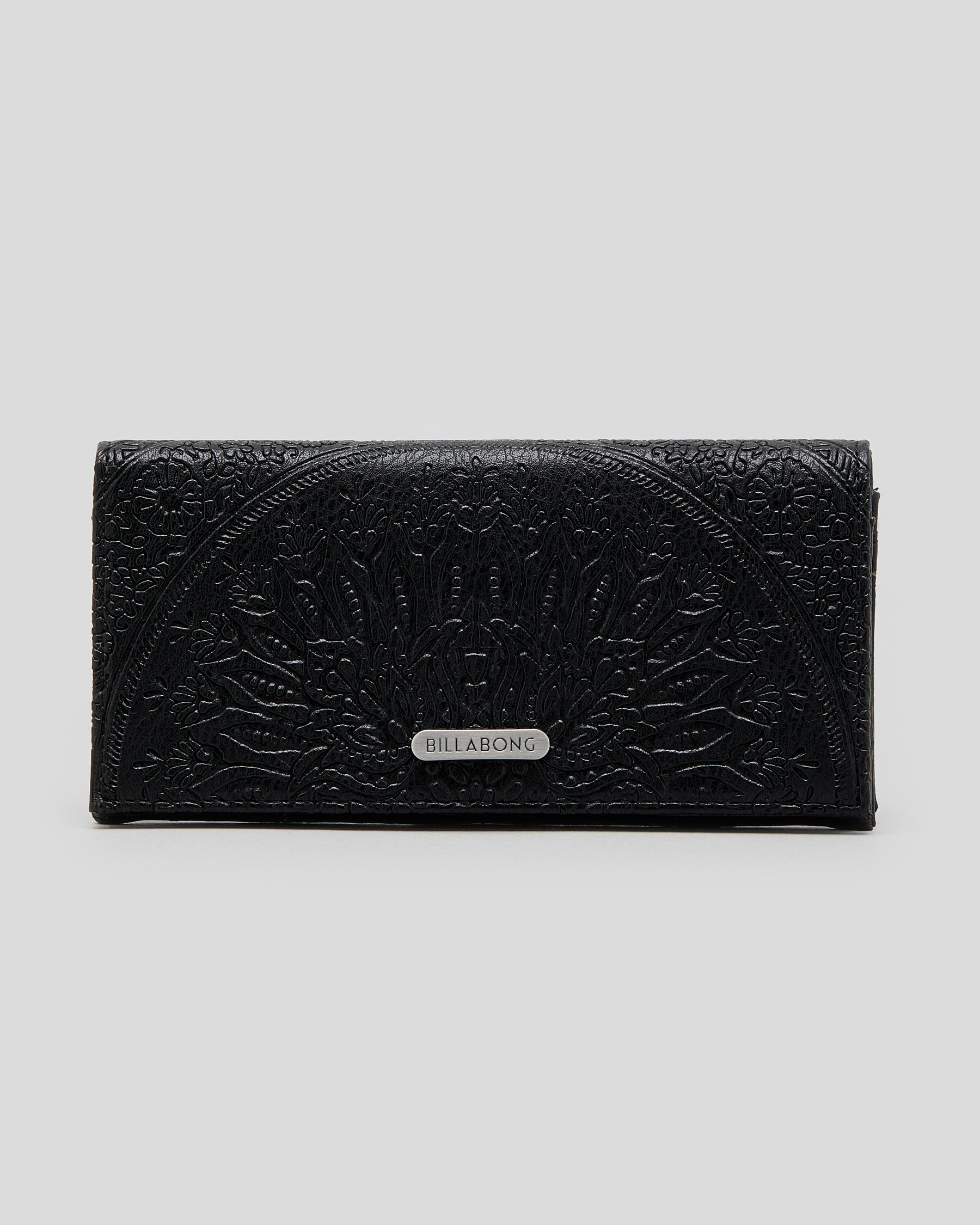 Shop Billabong Dawn Break Wallet In Black - Fast Shipping & Easy ...