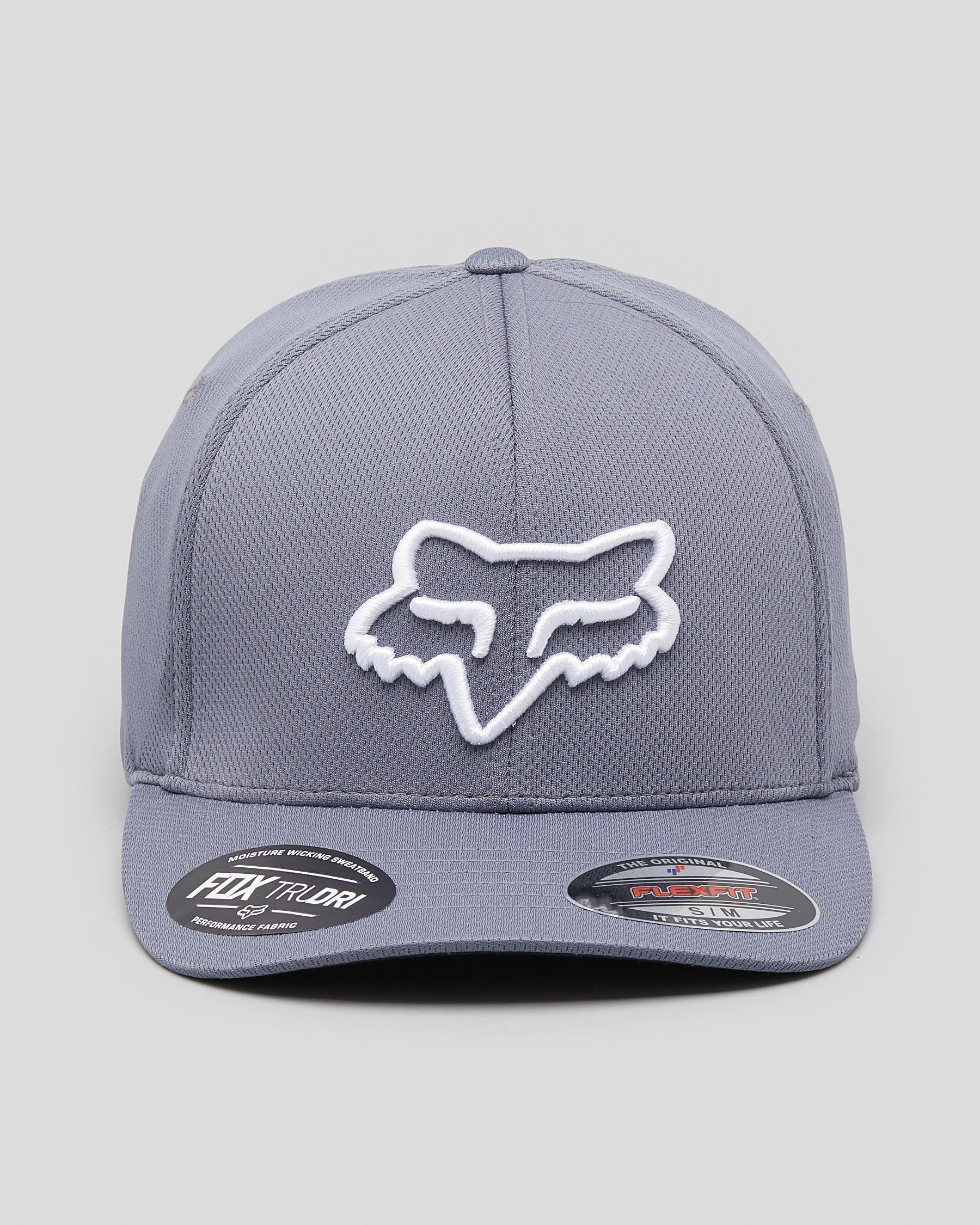 Shop Fox Lithotype Flexfit 2.0 Cap In Grey/white - Fast Shipping & Easy ...