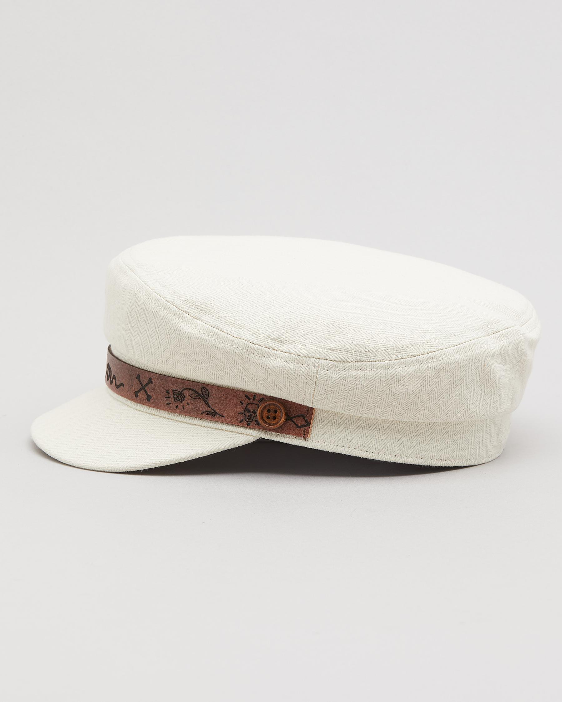 Shop Billy Bones Club The Raskal Captain Hat In Latte - Fast Shipping ...