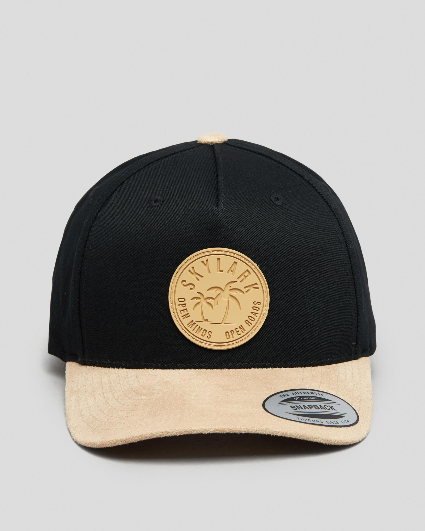 Shop Skylark Bliss Snapback Cap In Black/cream - Fast Shipping & Easy ...
