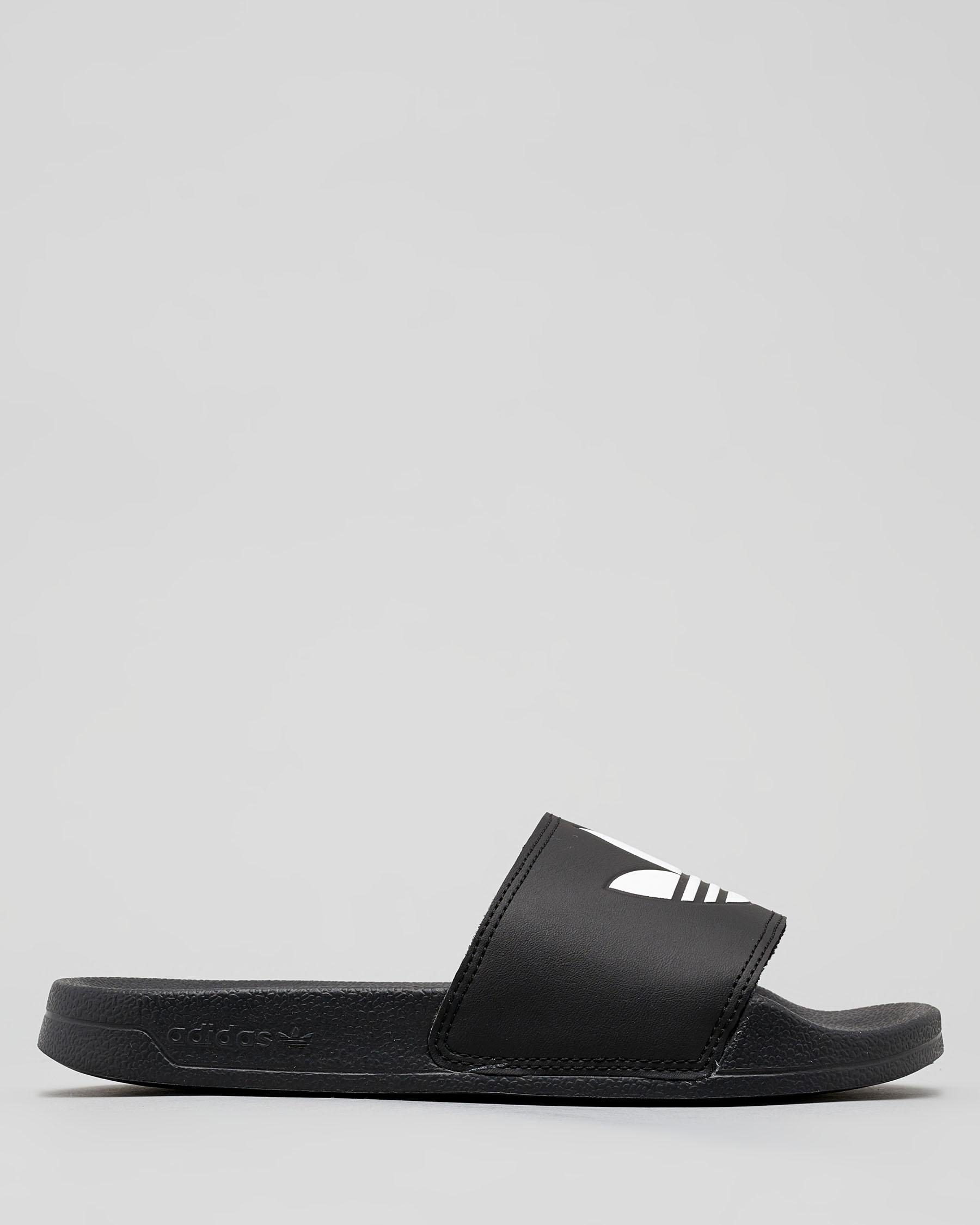 Shop adidas Boys' Adilette Lite Slides In Core Black/ftwr White/core ...