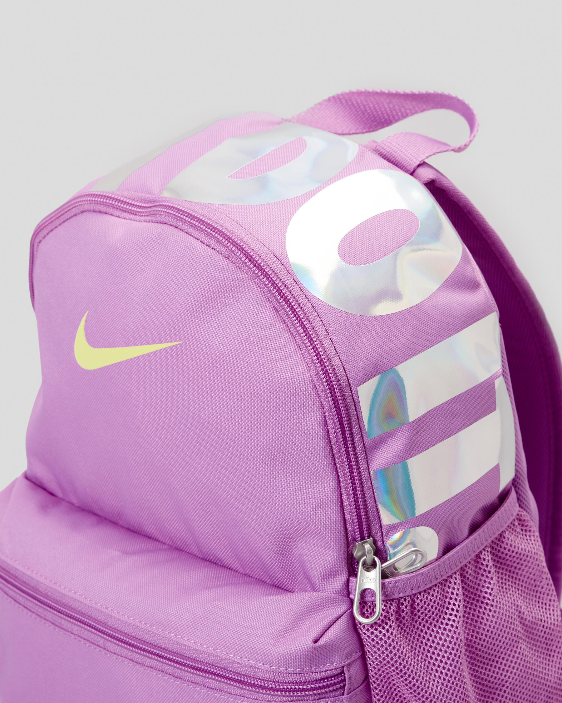 Shop Nike Mini Brazilia Backpack In Rush Fuchsia - Fast Shipping & Easy ...