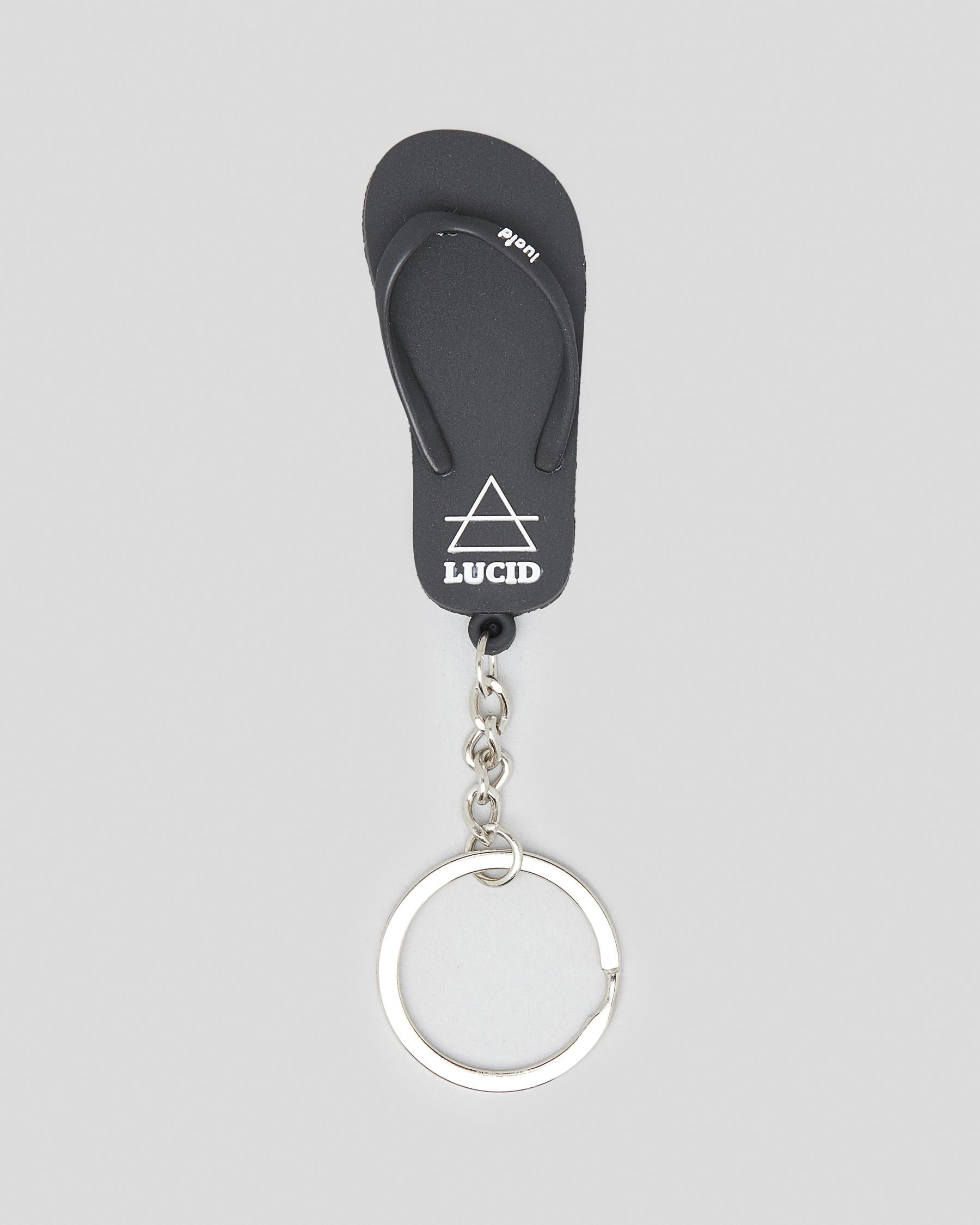 Shop Lucid Mini Thongs Keyring In Black - Fast Shipping & Easy Returns ...