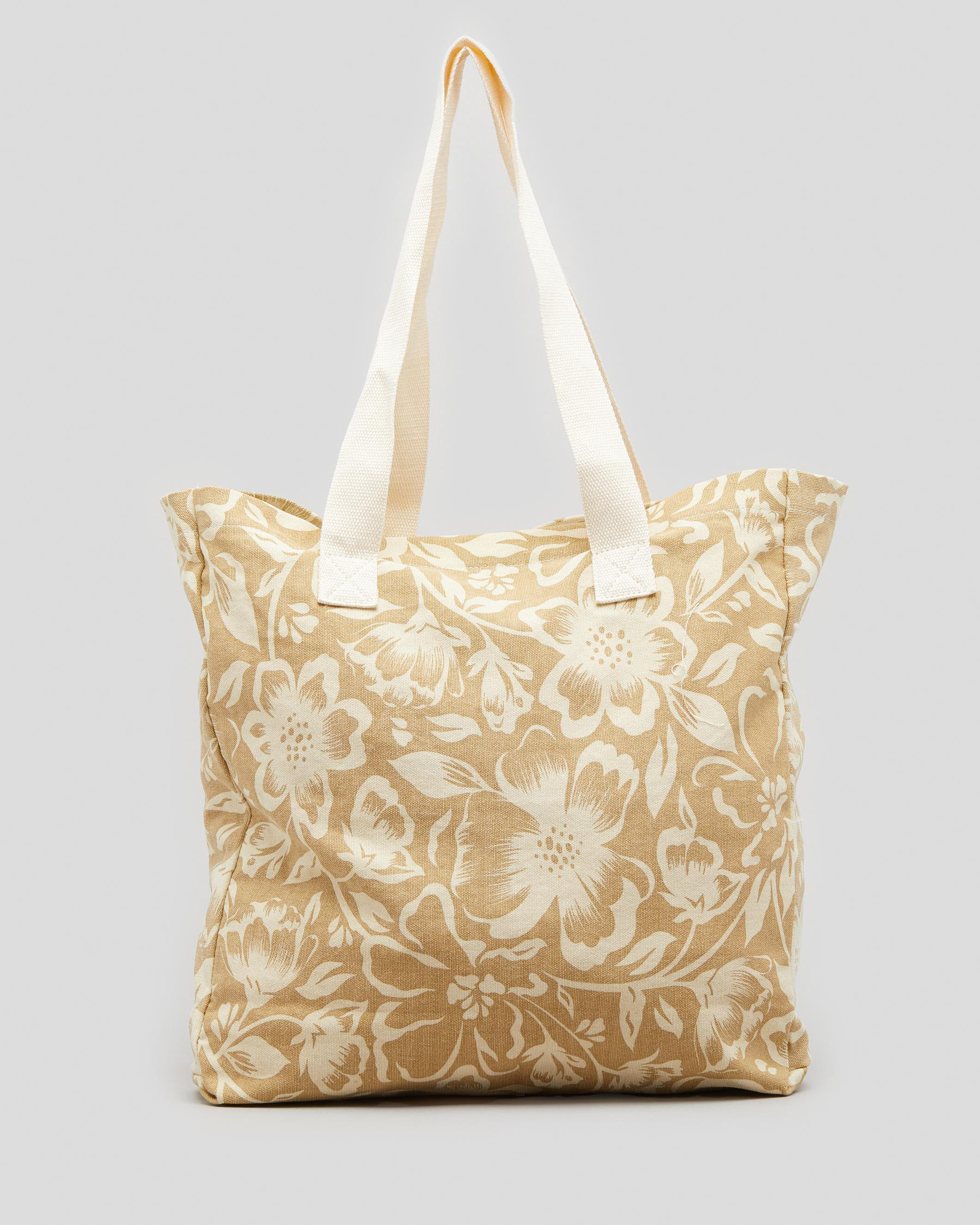 Shop Billabong Babin Beach Bag In Nutmeg - Fast Shipping & Easy Returns ...