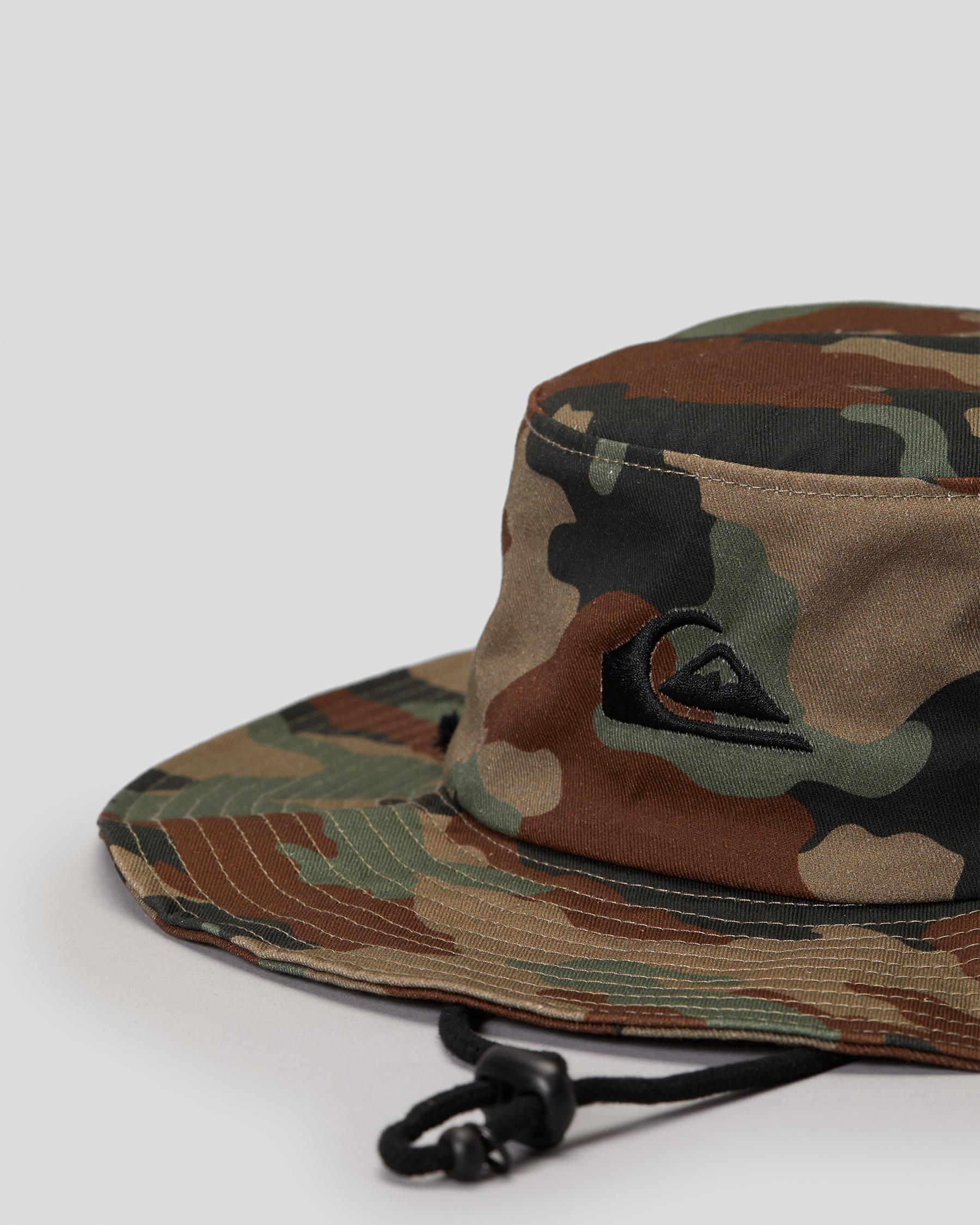 Shop Quiksilver Bushmaster Hat In Camo - Fast Shipping & Easy Returns ...