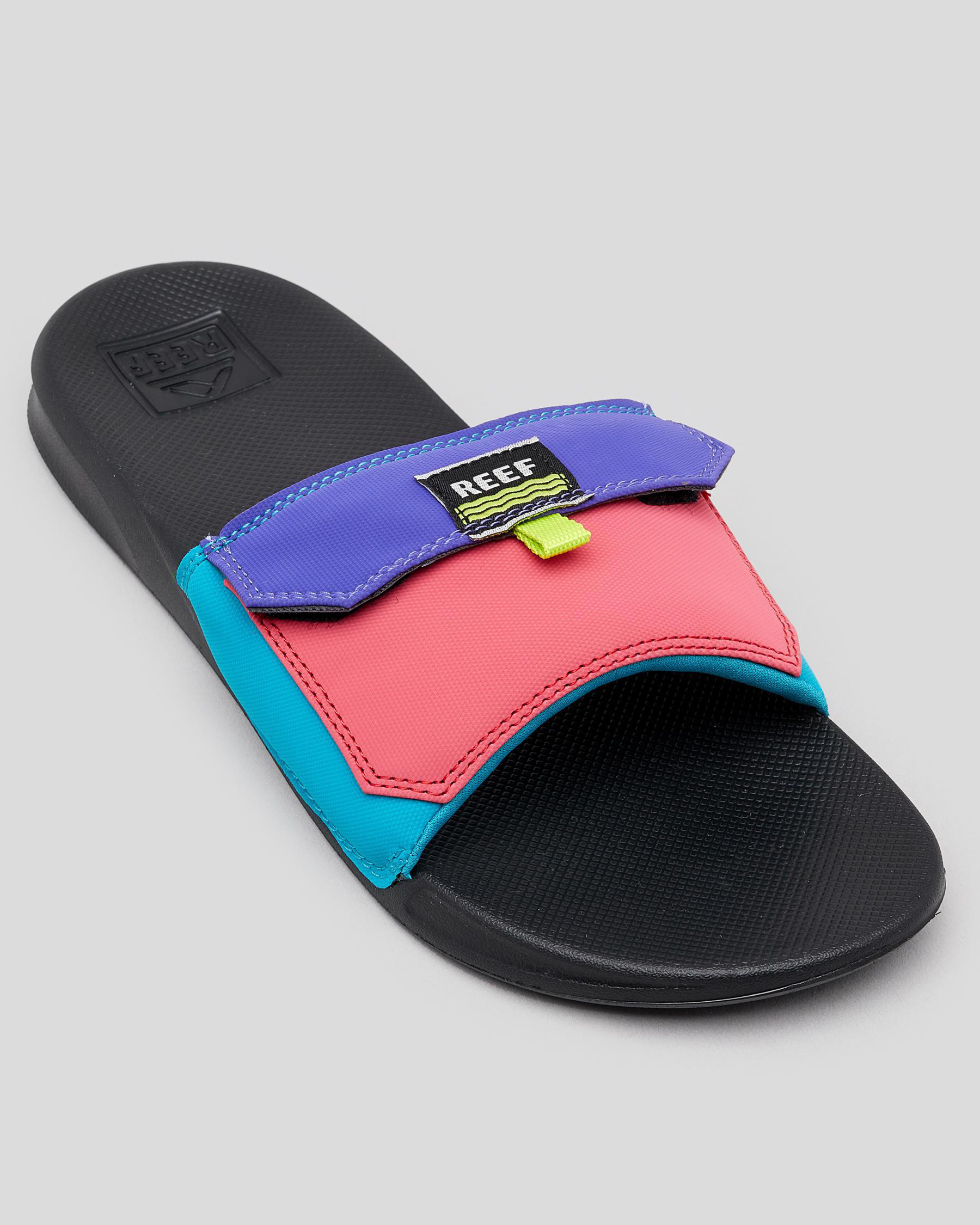 Shop Reef Stash Slides In Hammer Time - Fast Shipping & Easy Returns ...