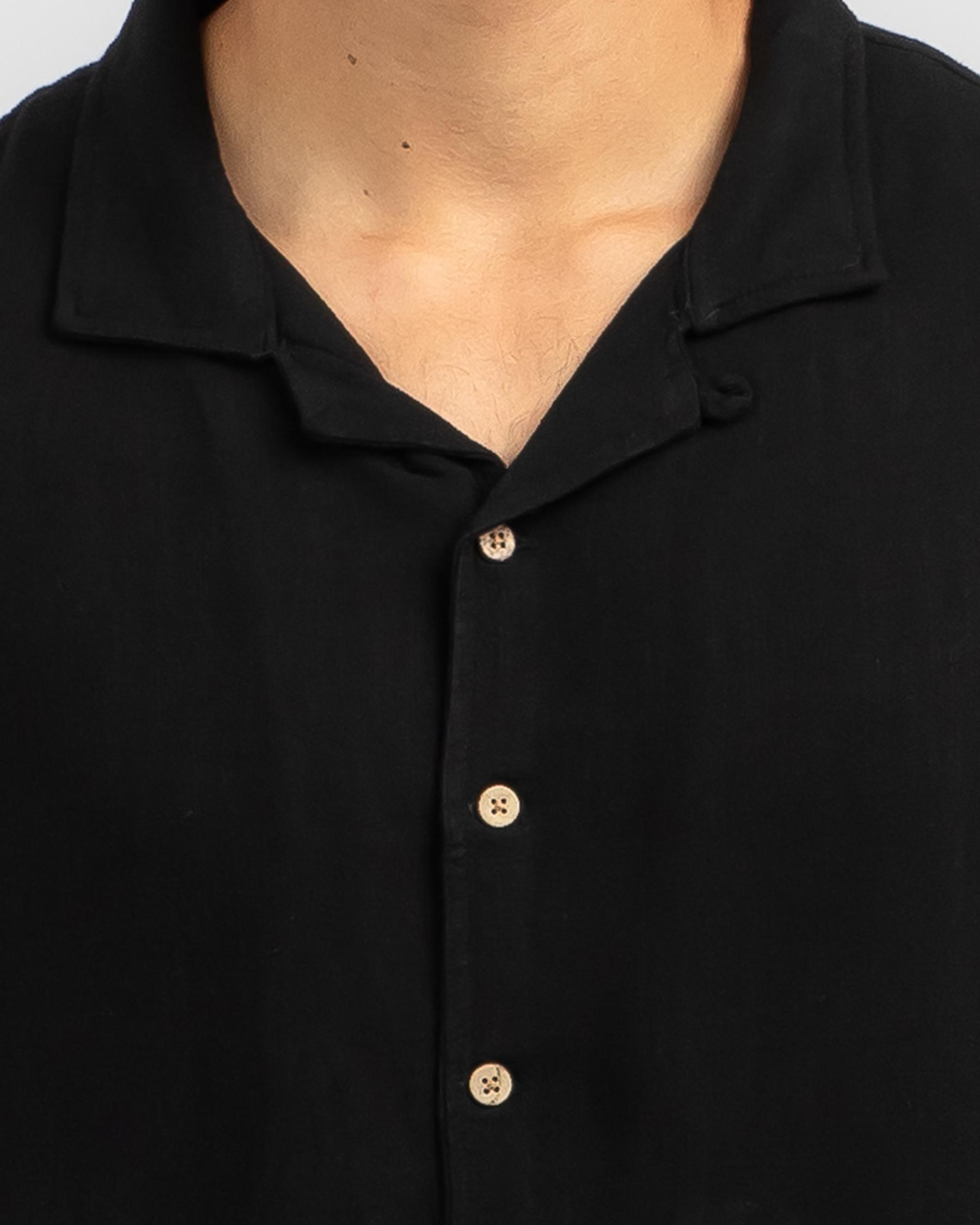 Shop The Critical Slide Society Ernie Resort Shirt In Black - Fast ...