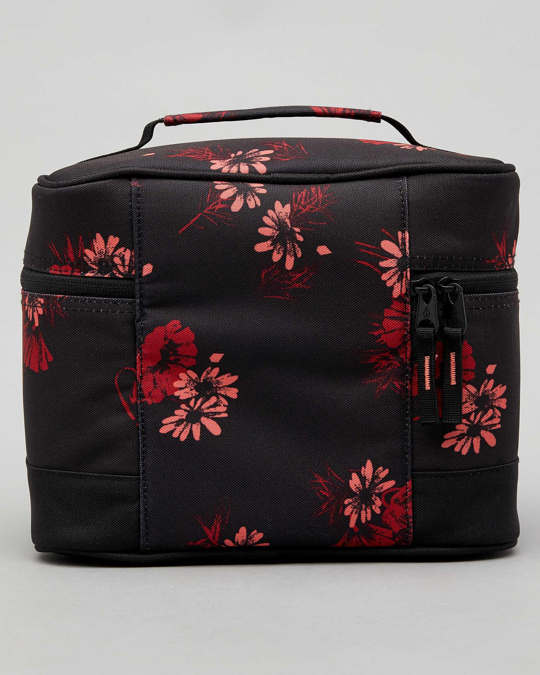 Shop Volcom Patch Attack Deluxe Makeup Case Set In Washed Black - Fast Shipping & Easy Returns ...