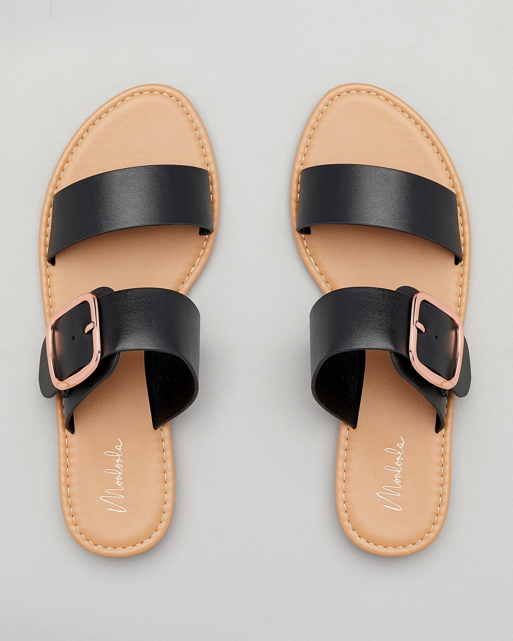 Shop Mooloola Preah Sandals In Black - Fast Shipping & Easy Returns ...