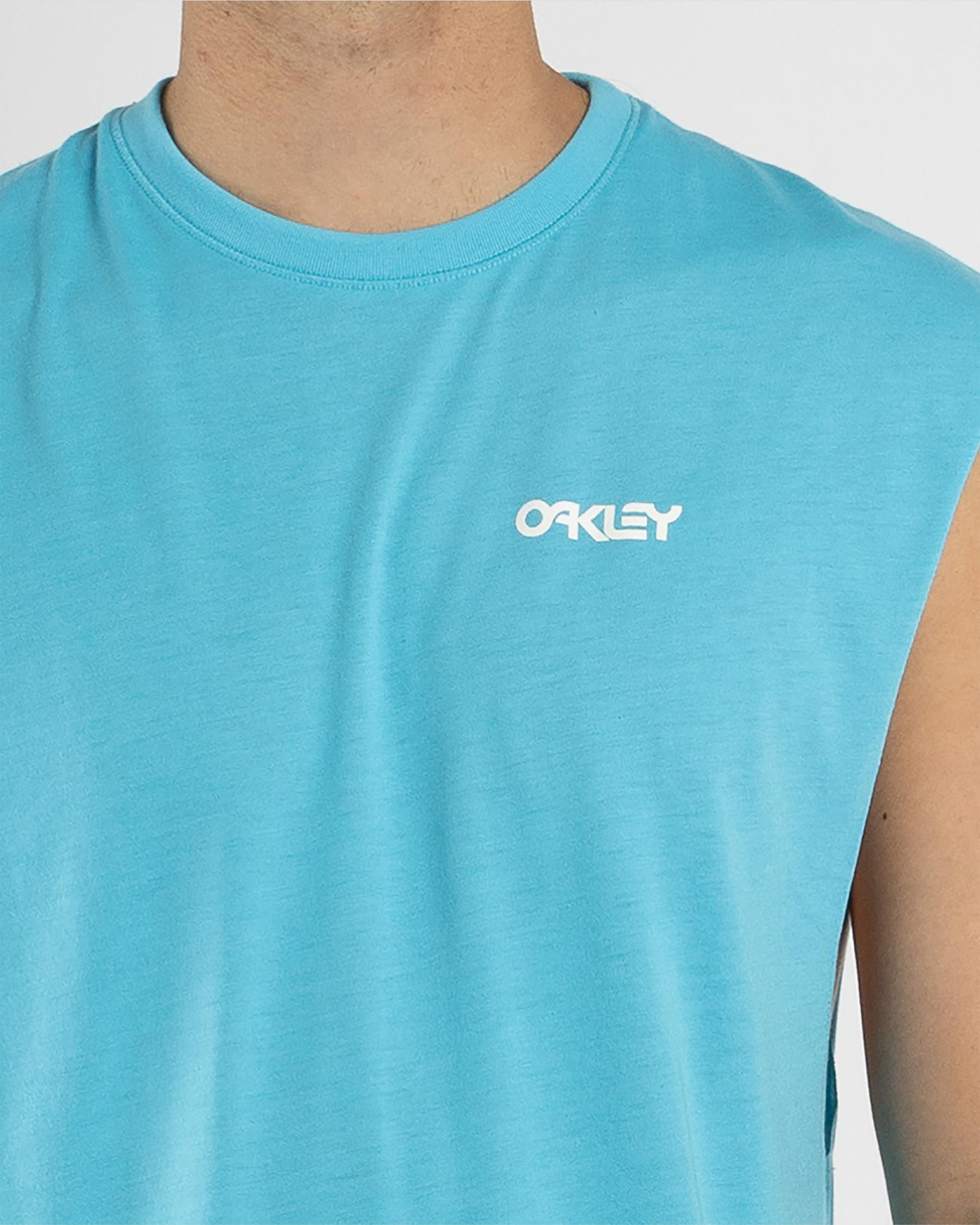 Shop Oakley Oakley Classic Muscle Tank In Bright Blue - Fast Shipping ...
