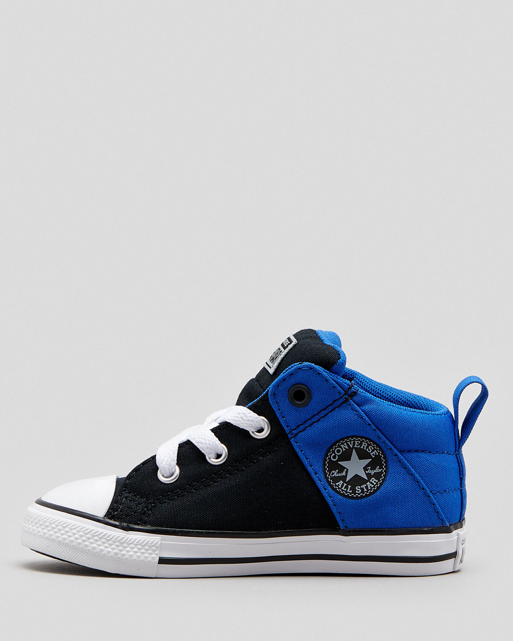 Shop Converse Toddlers' CTAS Axel Varsity Shoes In Black/game Royal ...