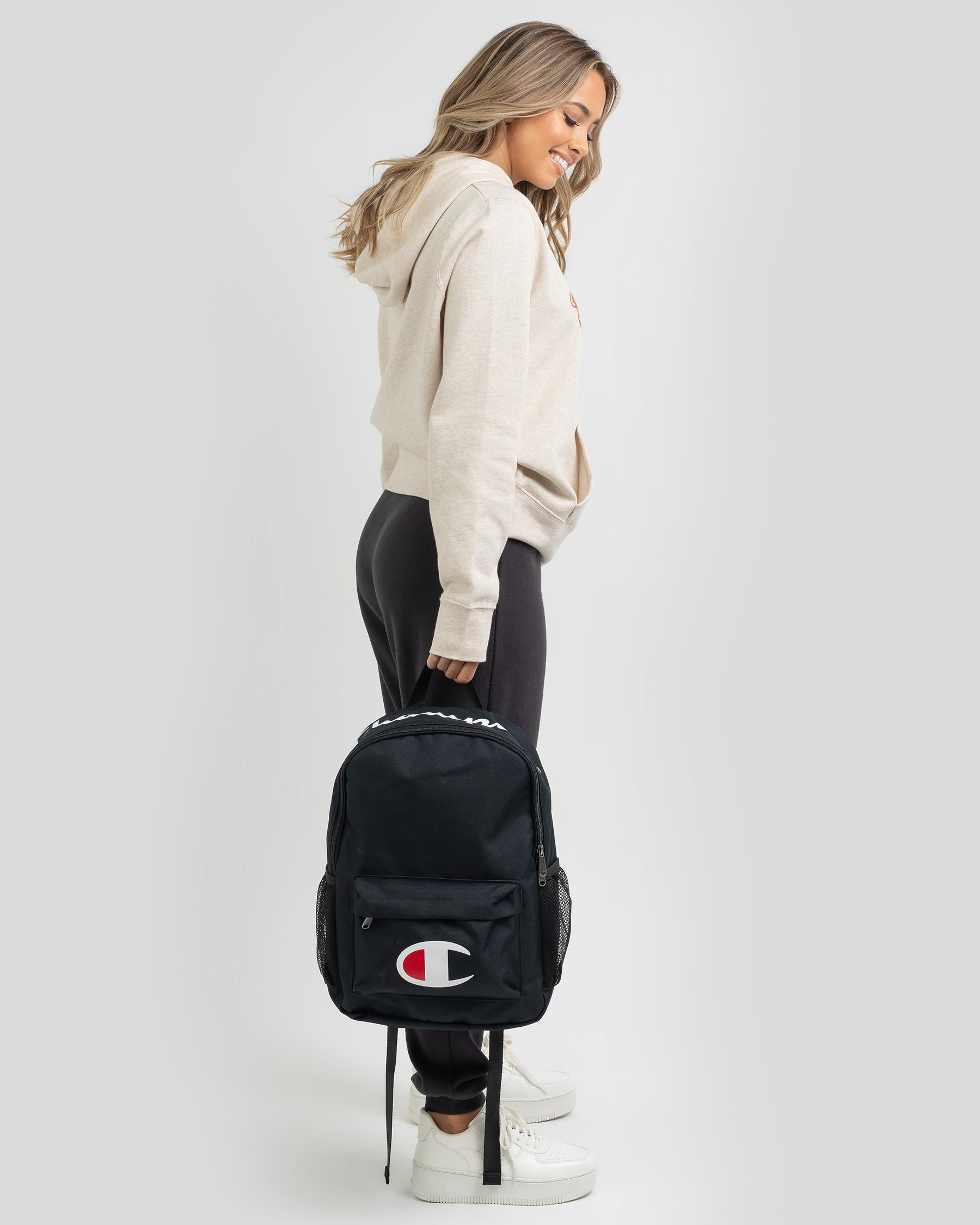 Shop Champion Medium Backpack In Black - Fast Shipping & Easy Returns ...