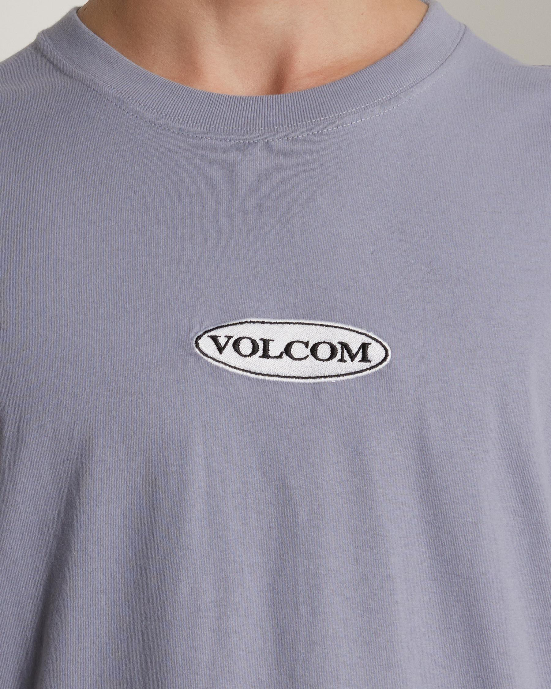 Shop Volcom Heritage Logo T-Shirt In Dusty Violet - Fast Shipping ...