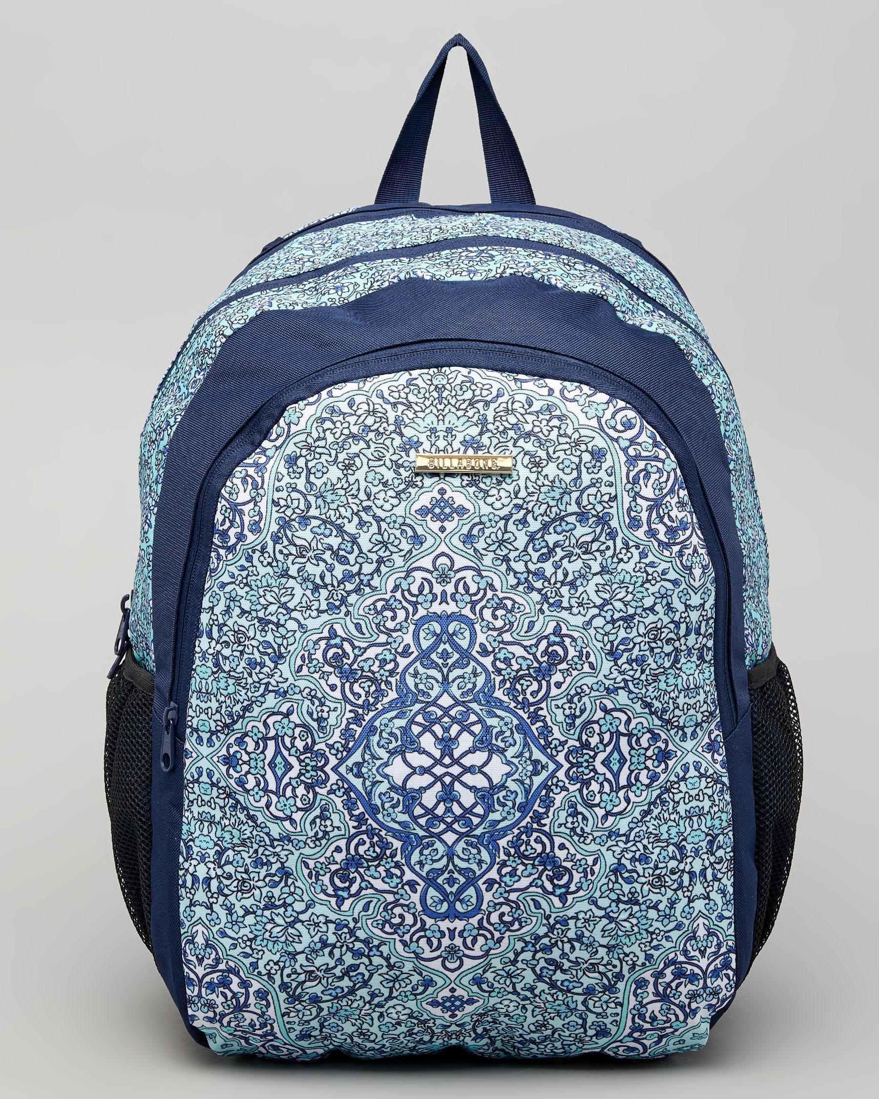 Shop Billabong Bohemia Mahi Backpack In Blue - Fast Shipping & Easy ...