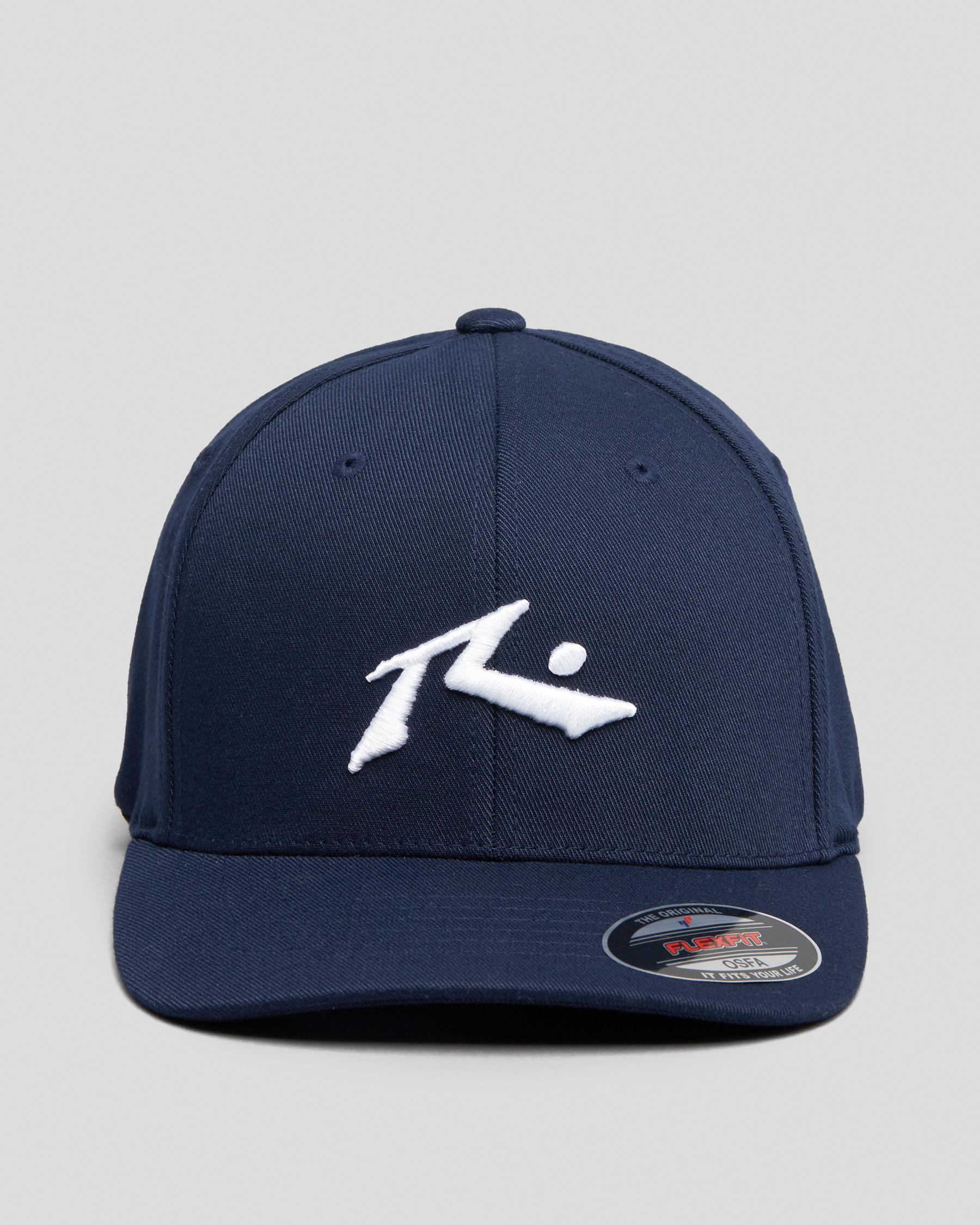 Shop Rusty Chronic 4 Flexfit Cap In Navy Blue 1 - Fast Shipping & Easy ...