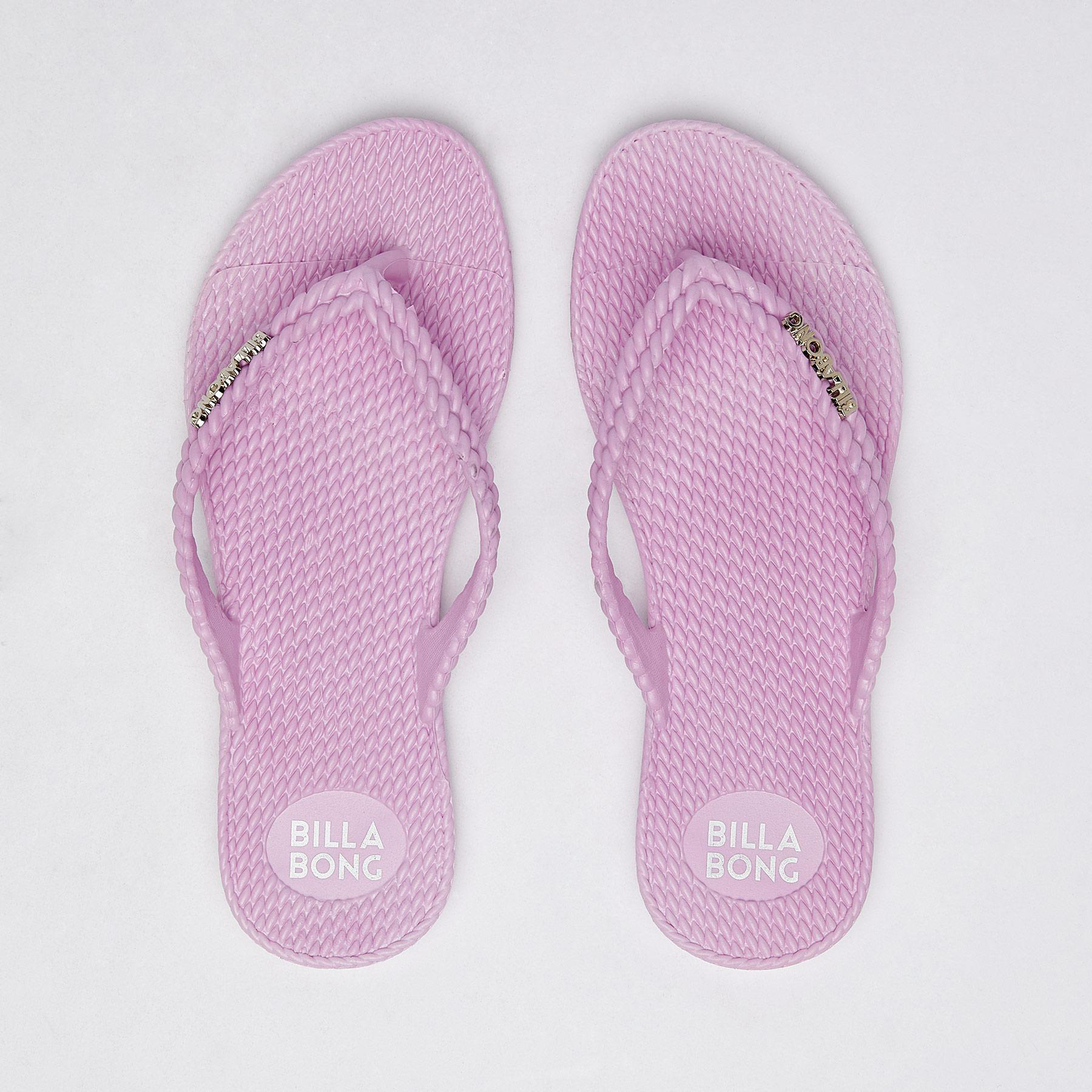Shop Billabong Kick Back Thongs In Lilac - Fast Shipping & Easy Returns ...