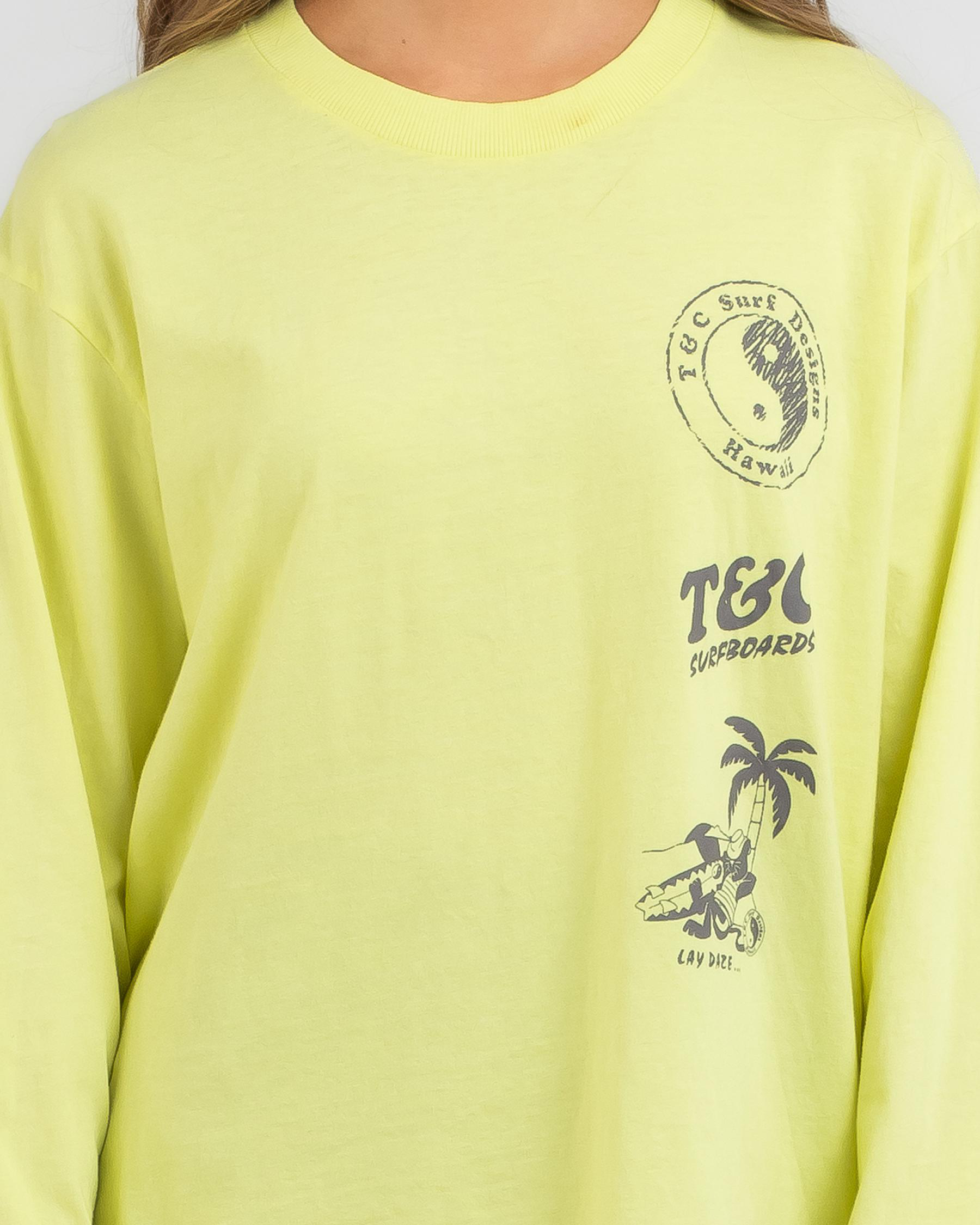 Shop Town & Country Surf Designs Surf Designs Long Sleeve T-Shirt In ...
