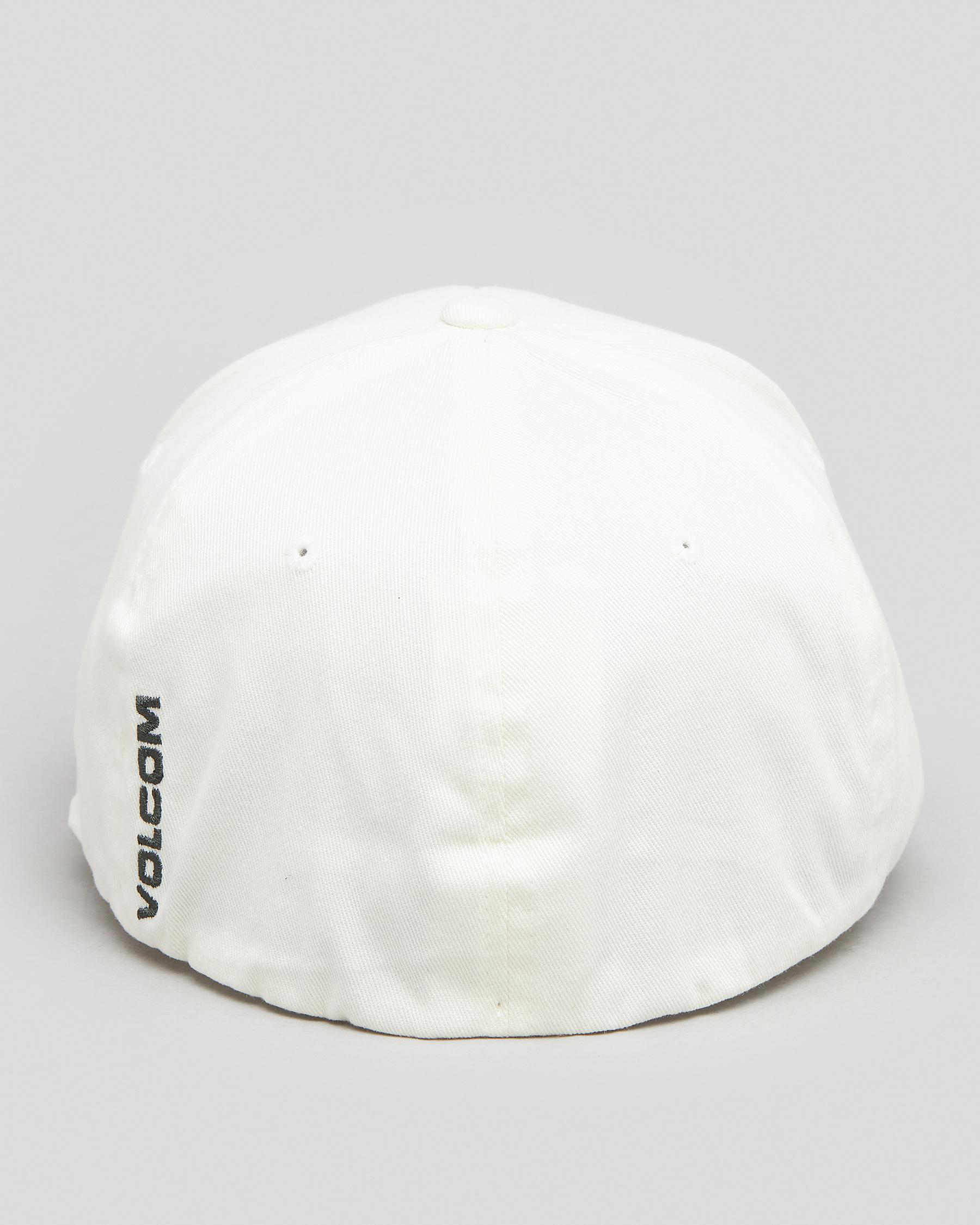 Shop Volcom Full Stone Flexfit Cap In Dirty White - Fast Shipping ...