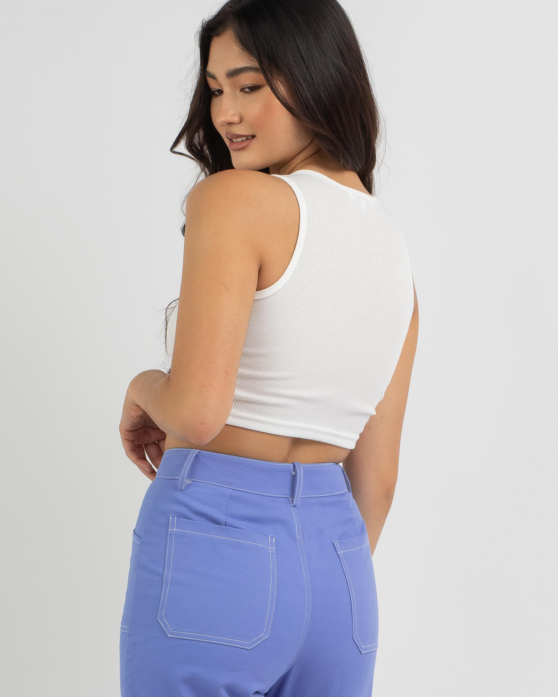 Shop MRKT. Shining Angel Tank Top In White - Fast Shipping & Easy ...