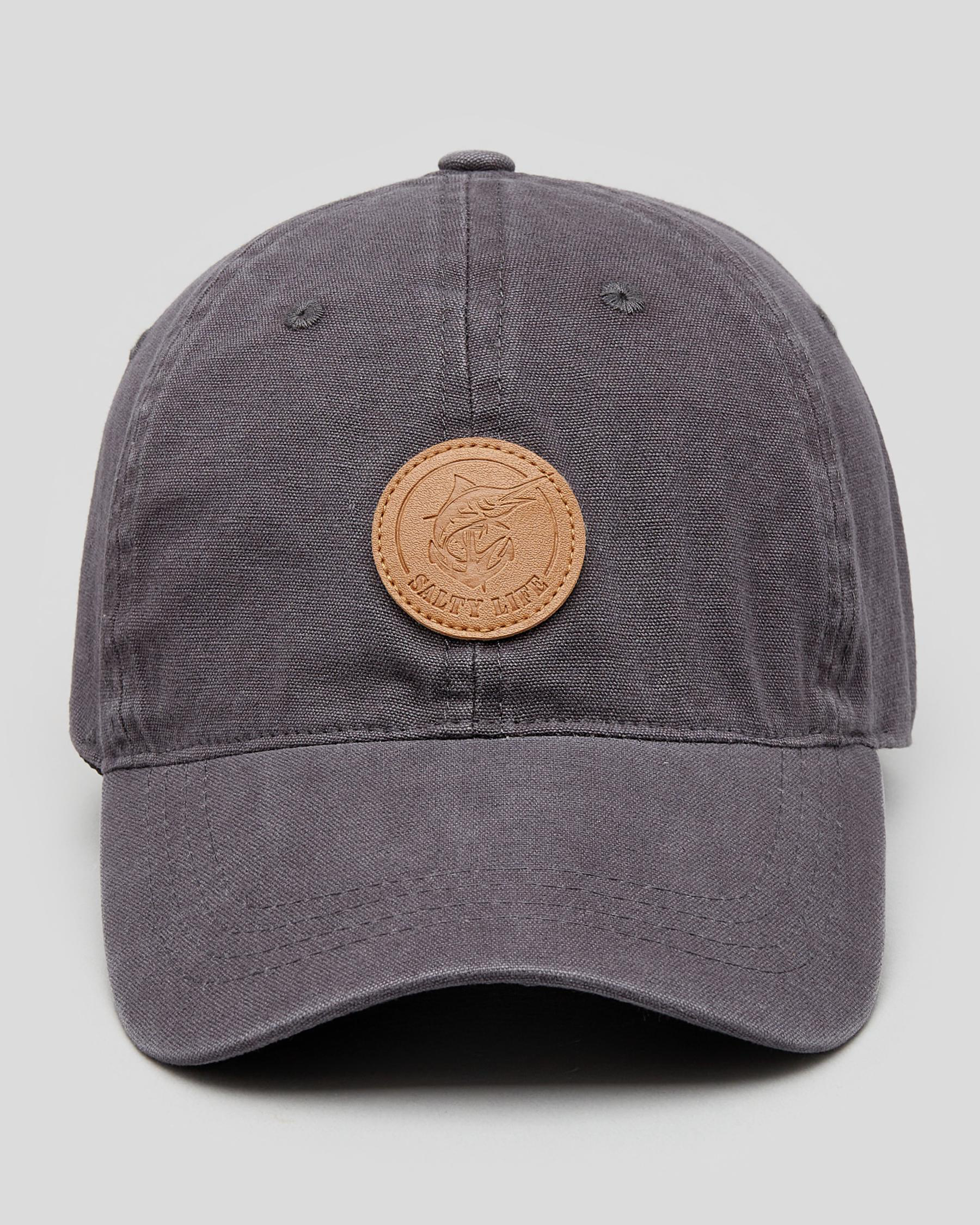 Shop Salty Life Washed Up Cap In Washed Black - Fast Shipping & Easy ...